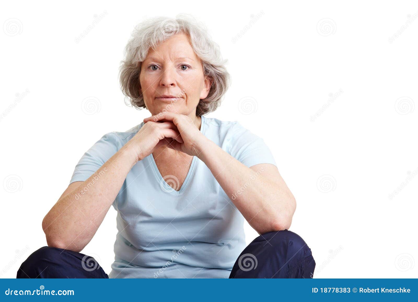 Waiting senior woman stock image. Image of senior, citizen - 18778383