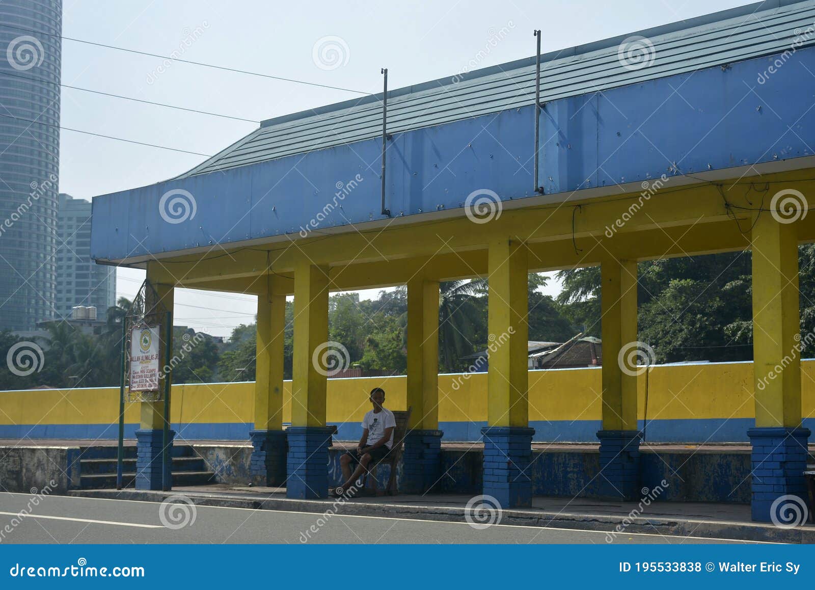 Waiting Shed in Makati, Philippines Editorial Stock Photo - Image of ...