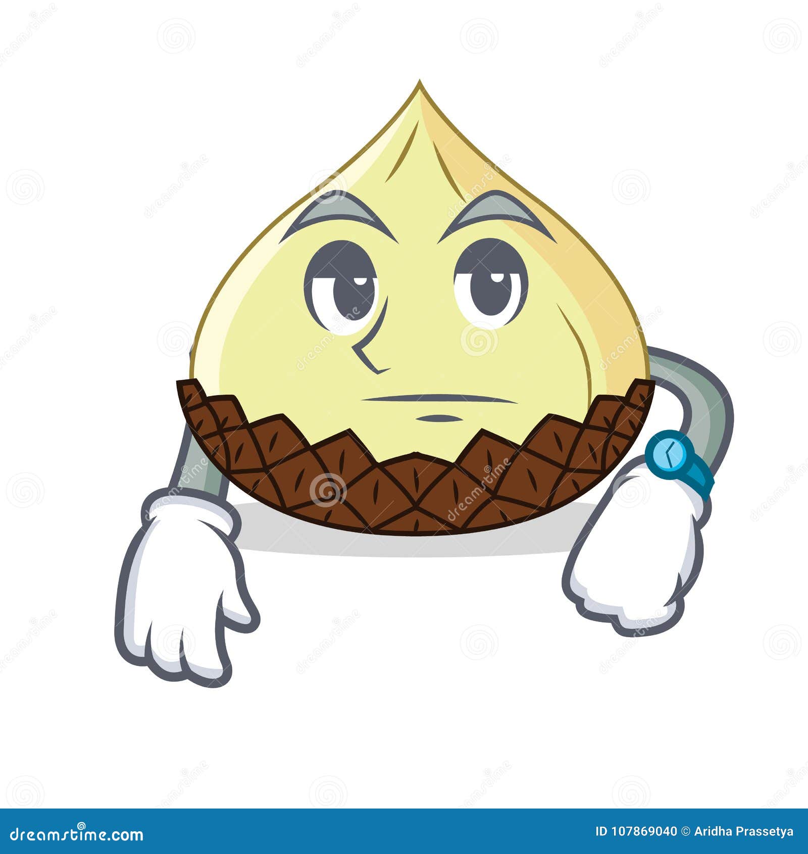 Waiting Snake Fruit Mascot Cartoon Stock Vector - Illustration of funny ...