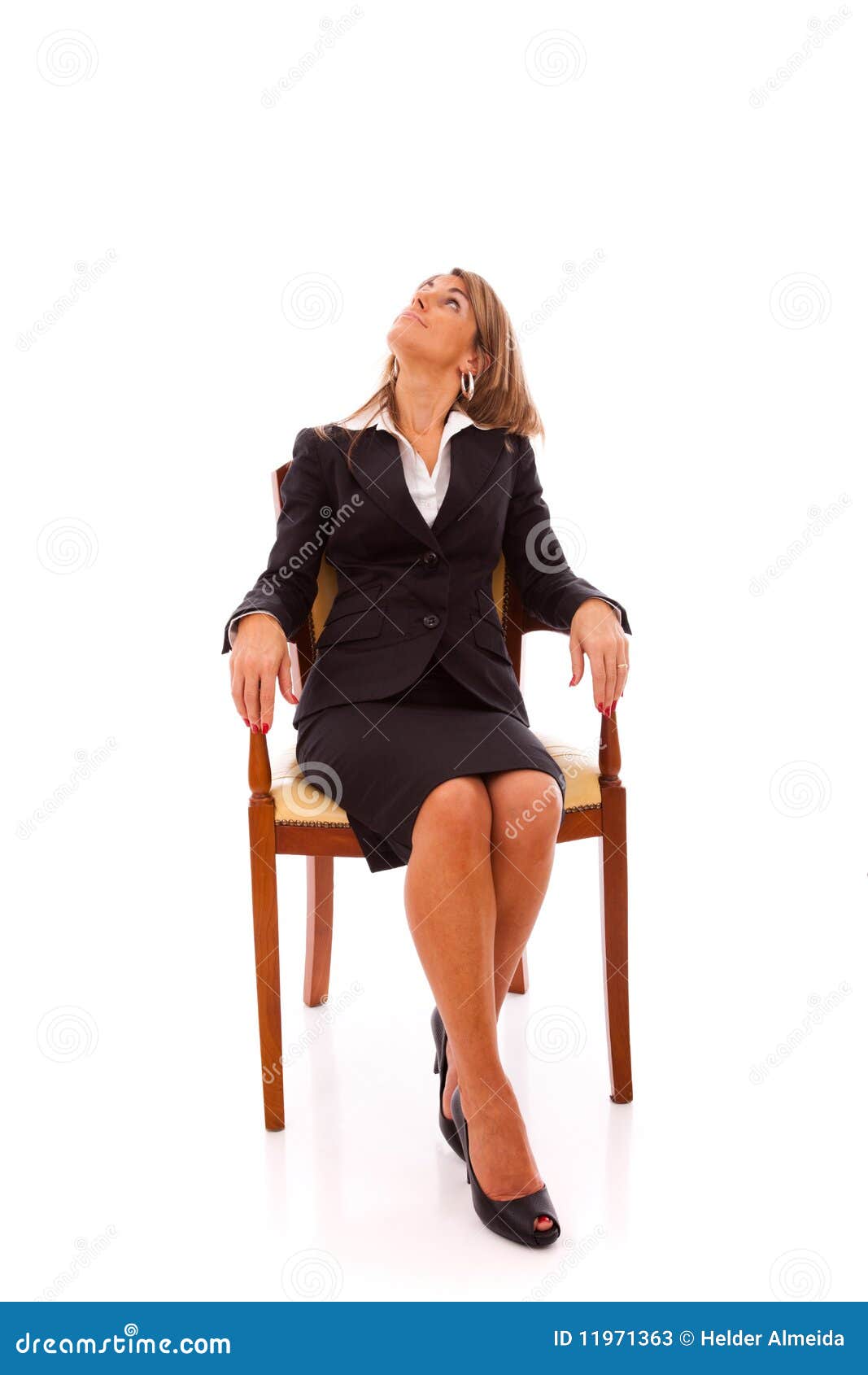 Waiting for Something To Fall Stock Image - Image of business ...