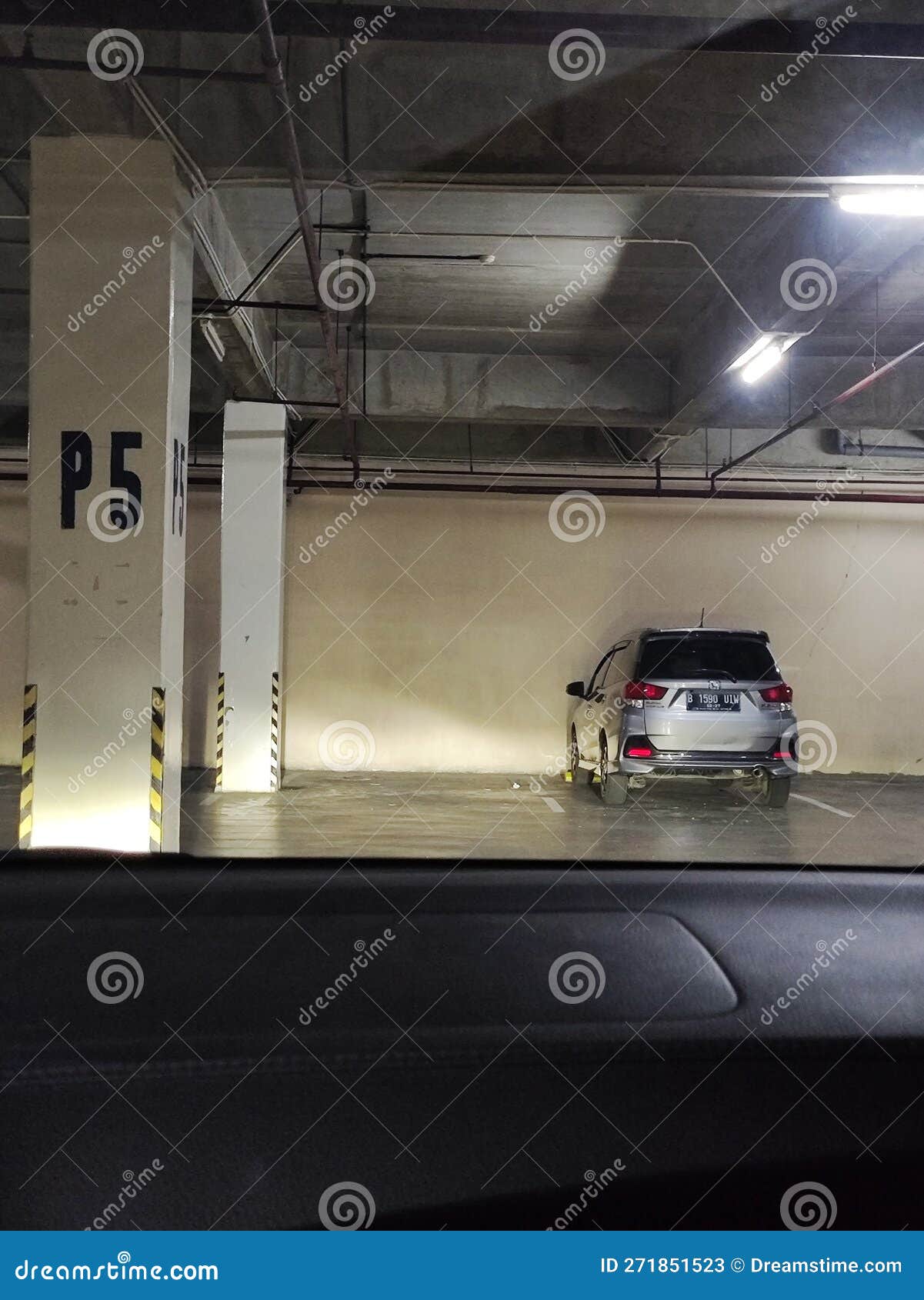 Waiting for Somone Inside the Car on the Basement Editorial Stock Photo ...