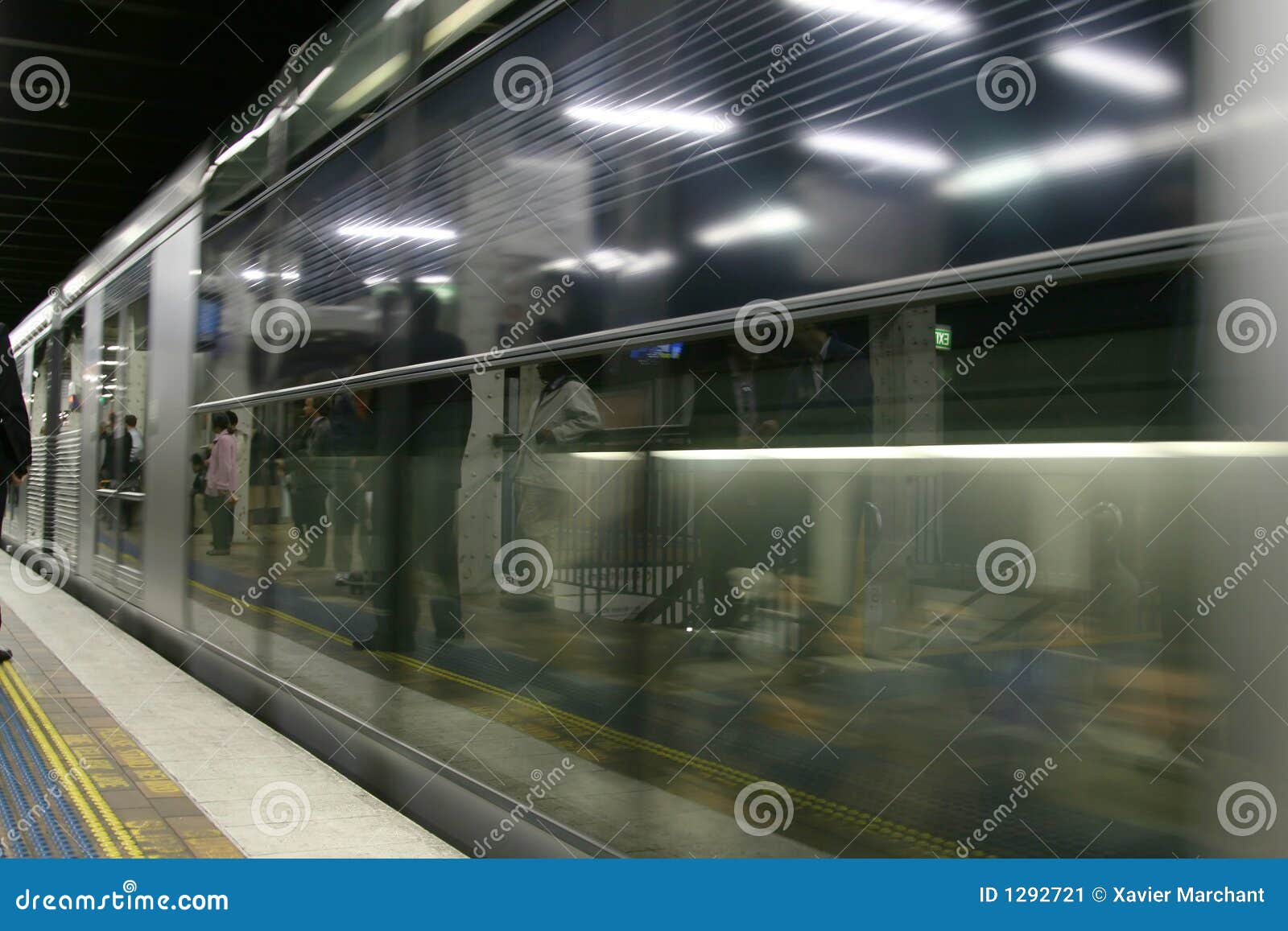 Waiting subway stock image. Image of wait, speed, transportation - 1292721