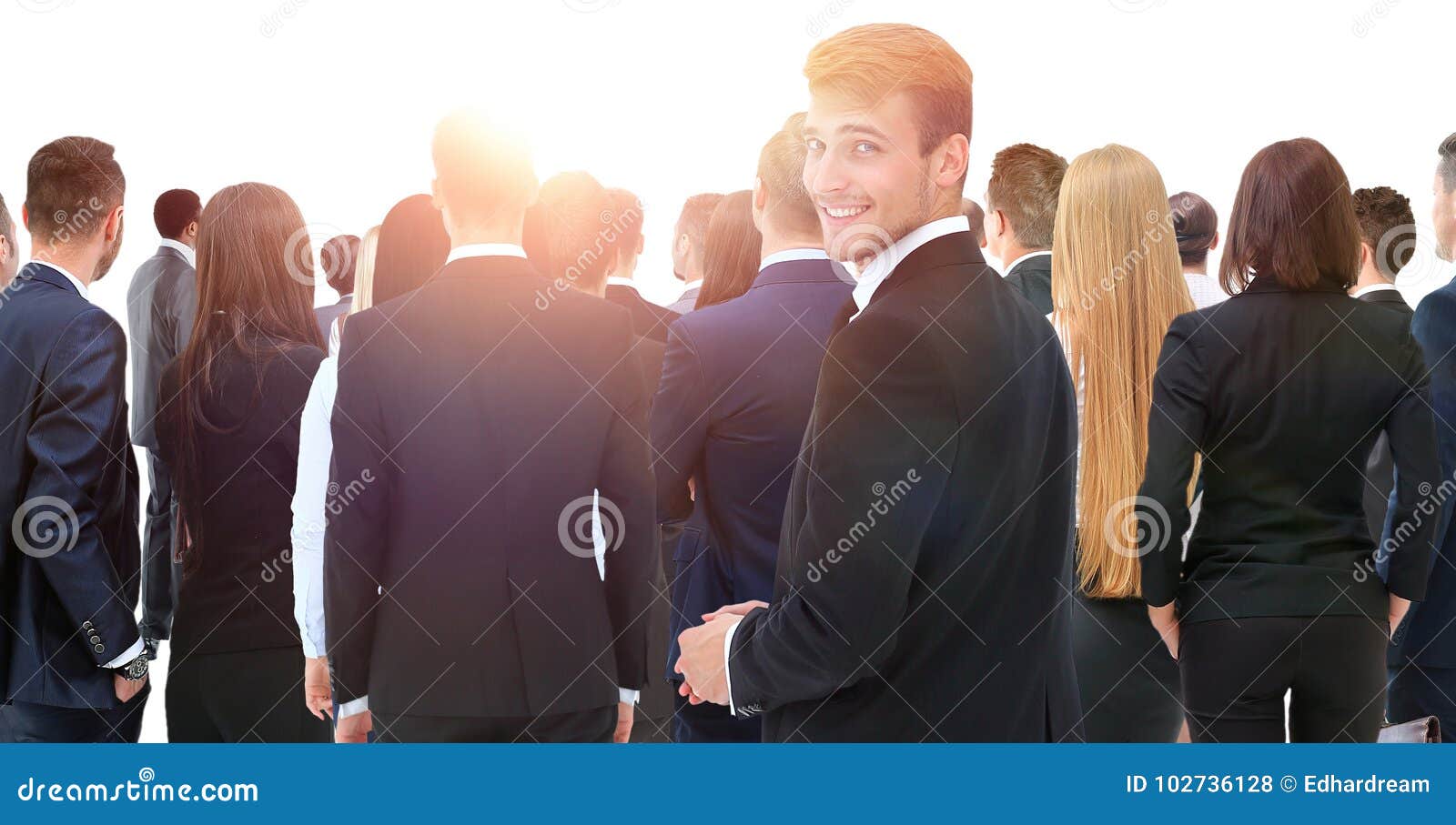 Waiting for Their Turn People in Queue Stock Photo - Image of office ...