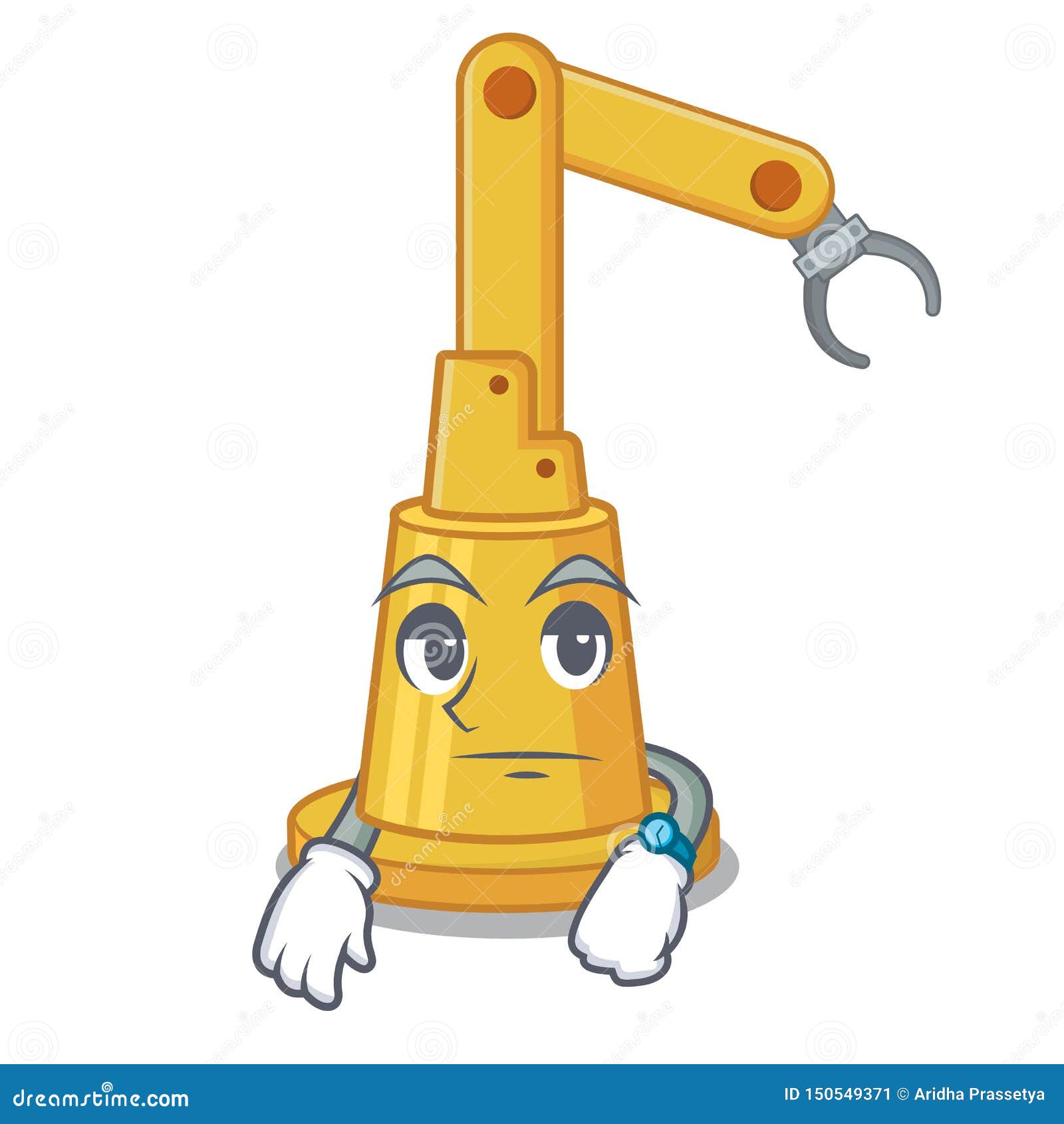 Waiting Toy Assembly Automation Machine on Cartoon Stock Vector ...