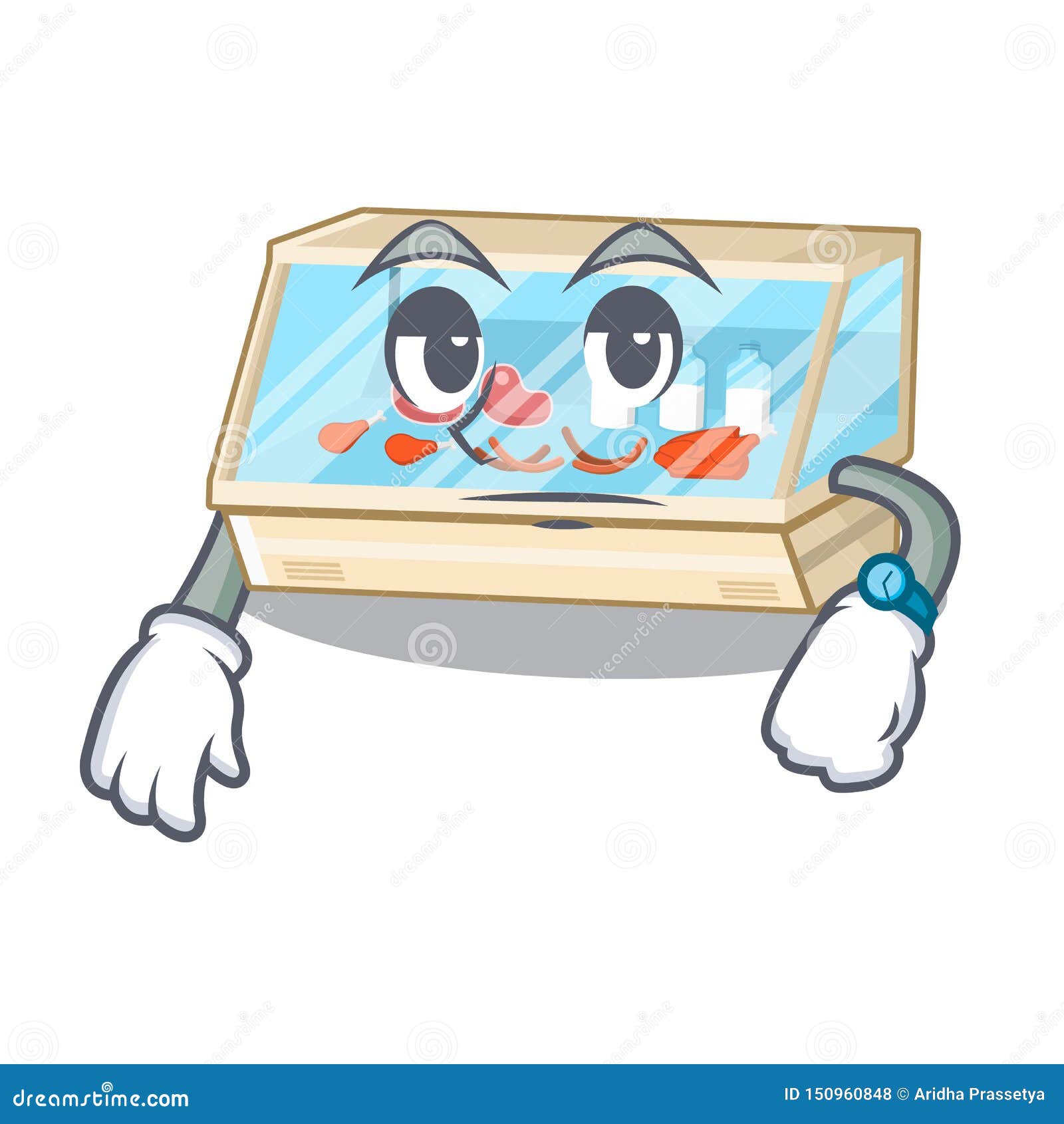 Waiting Trade Counter in the a Cartoon Stock Vector - Illustration of ...