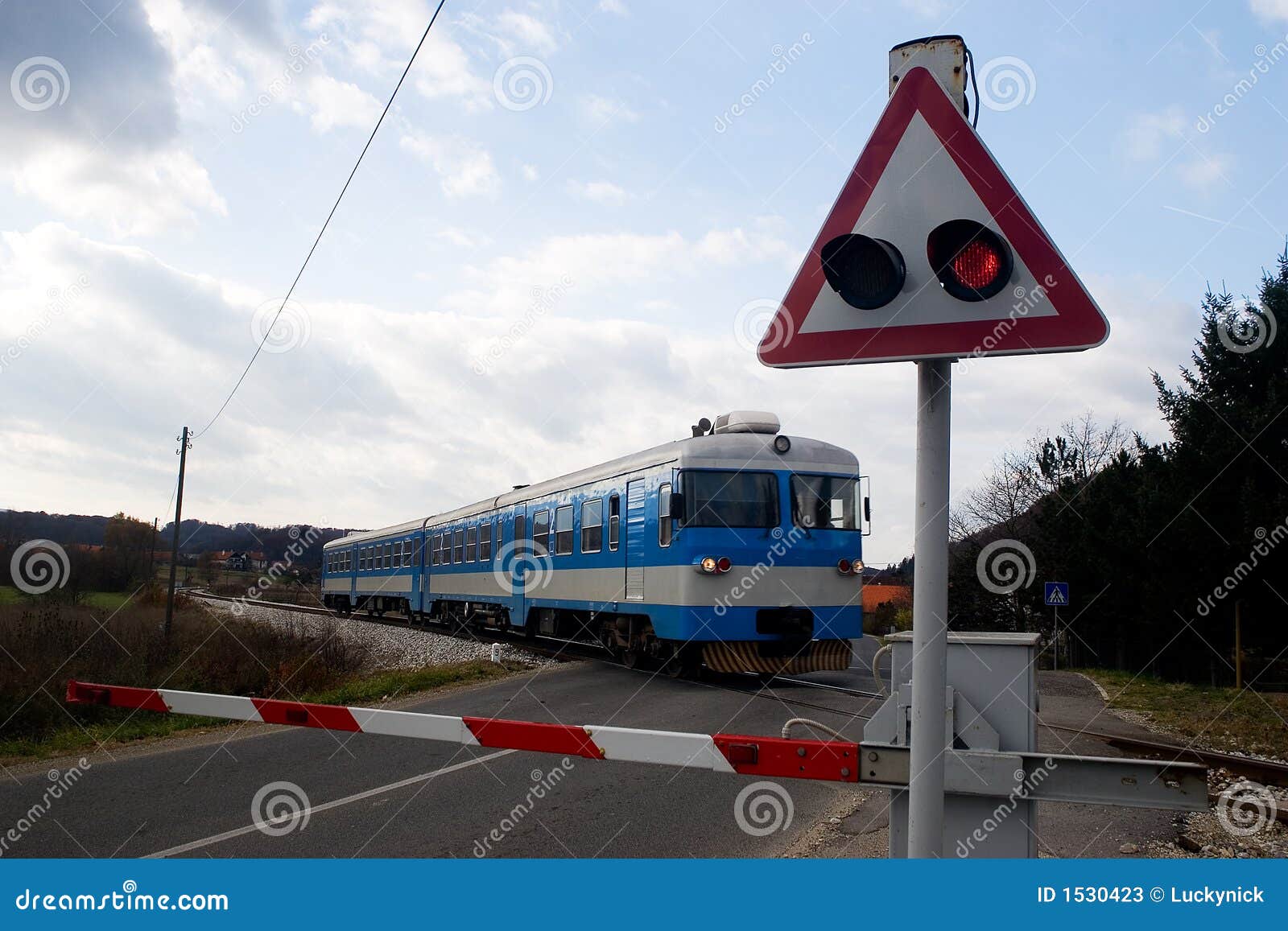 Waiting for train stock image. Image of blue, road, change - 1530423