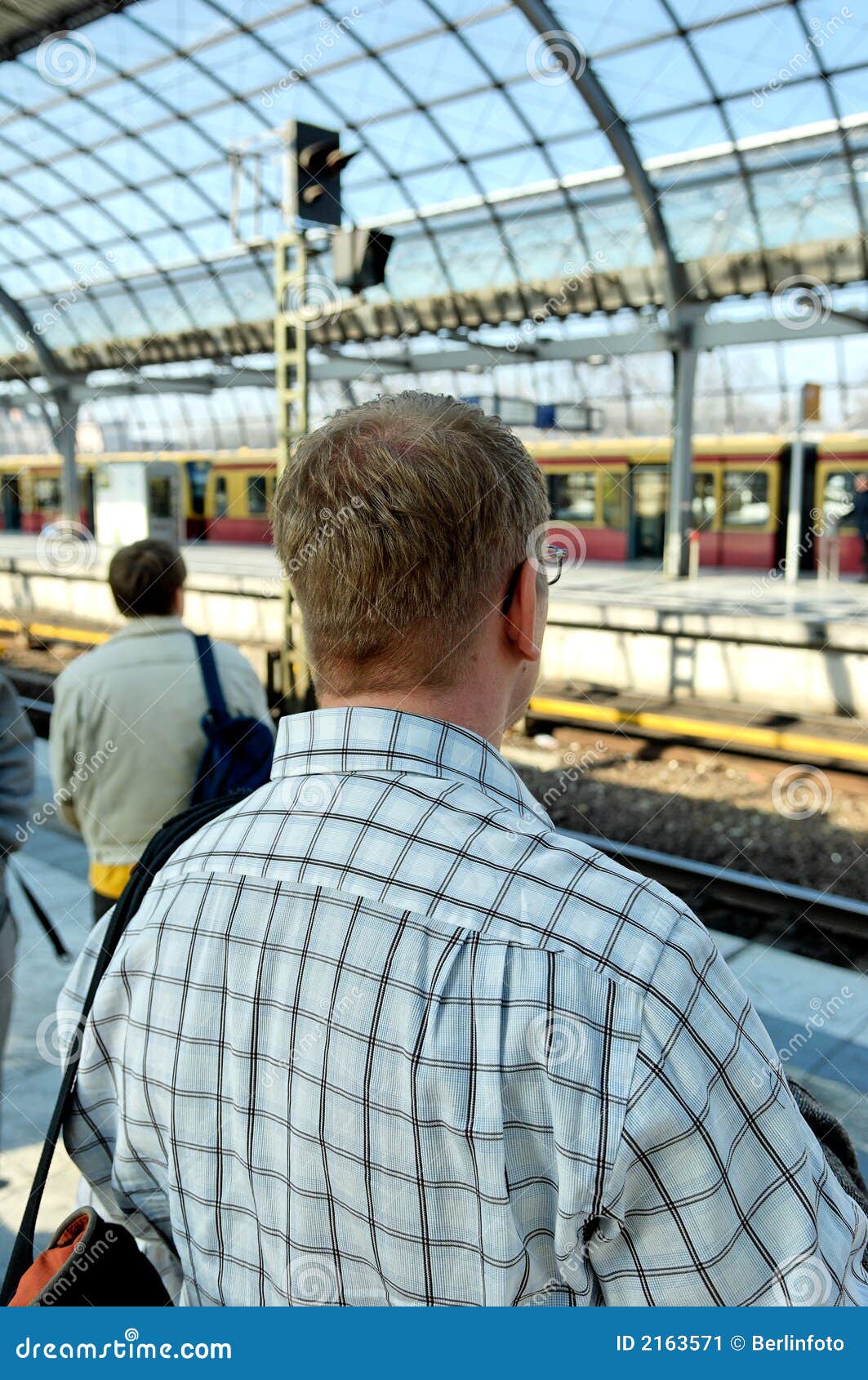 Waiting for train stock image. Image of germany, railway - 2163571
