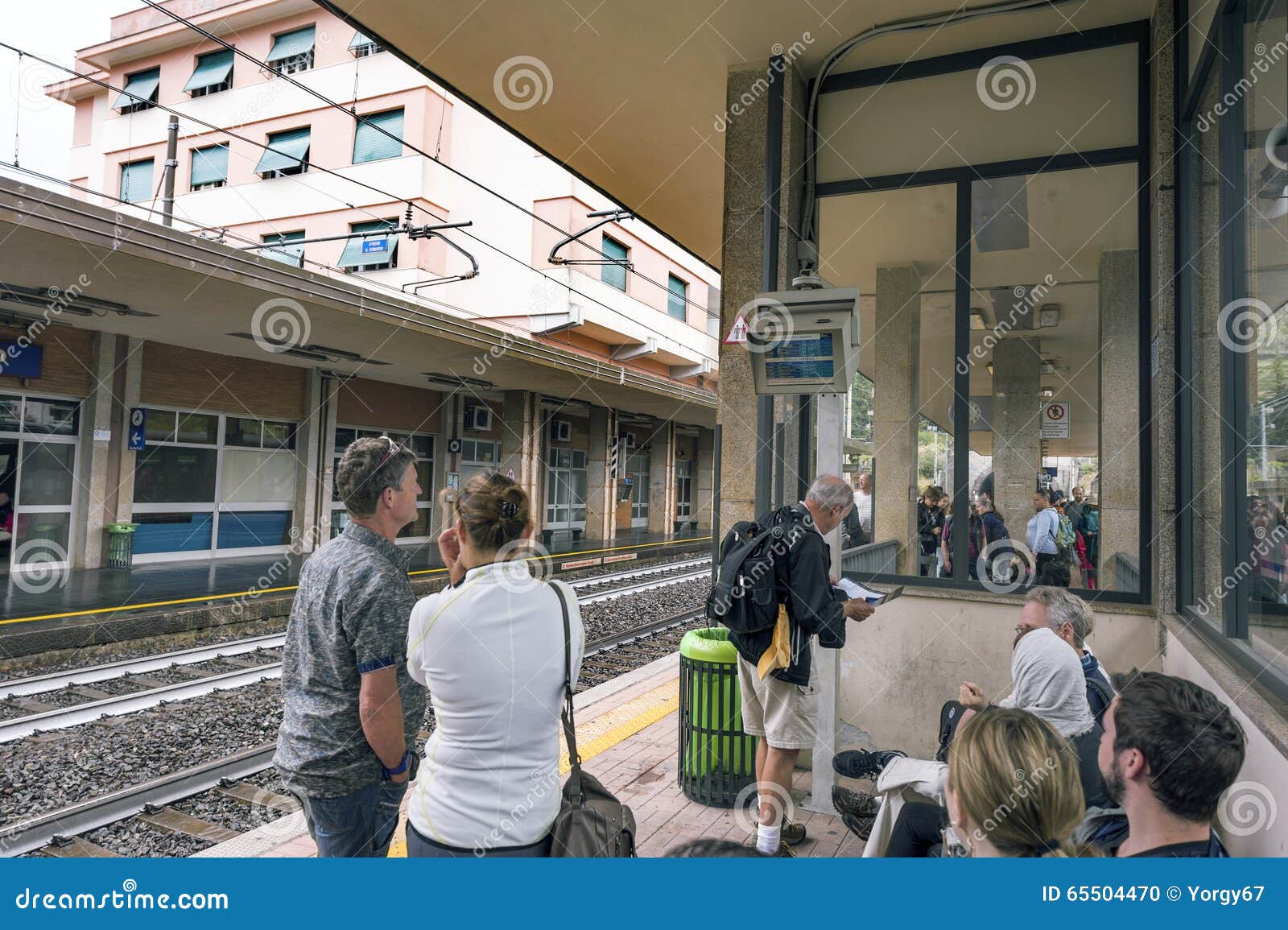 Waiting for the Train editorial image. Image of travel - 65504470