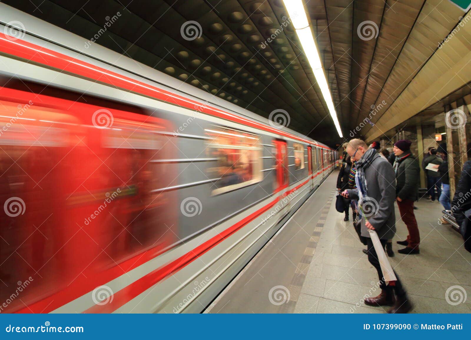 Prague, underground editorial image. Image of noisy - 107399090