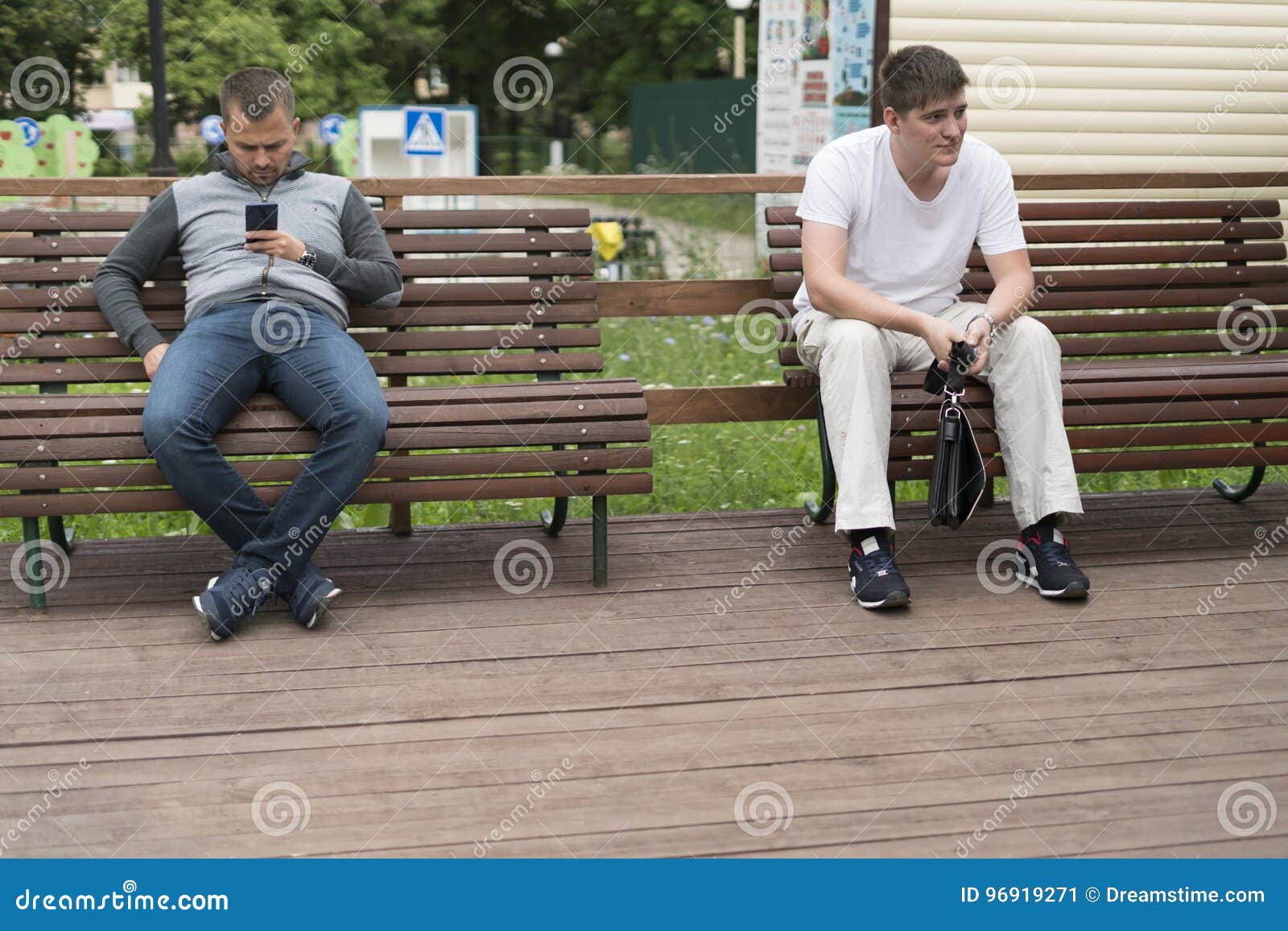 Waiting. editorial photo. Image of outside, male, outdoor - 96919271