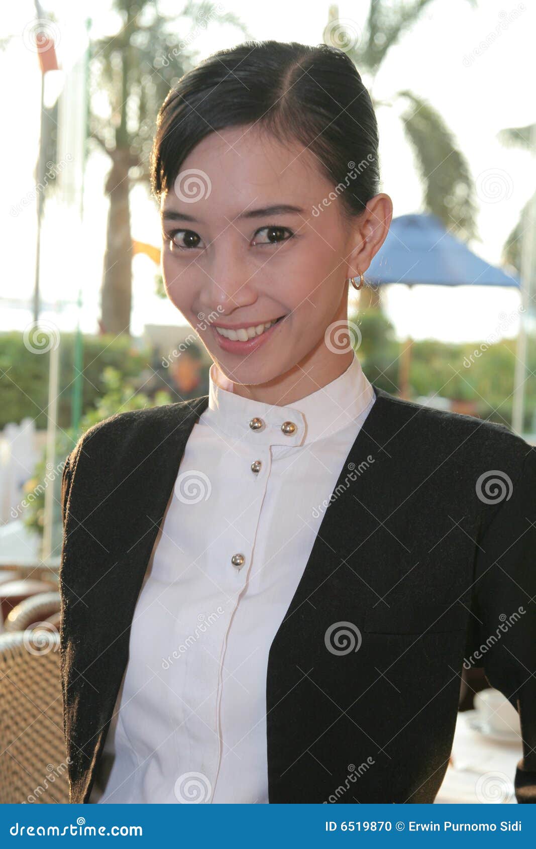 Waitress stock photo. Image of table, industry, female - 6519870