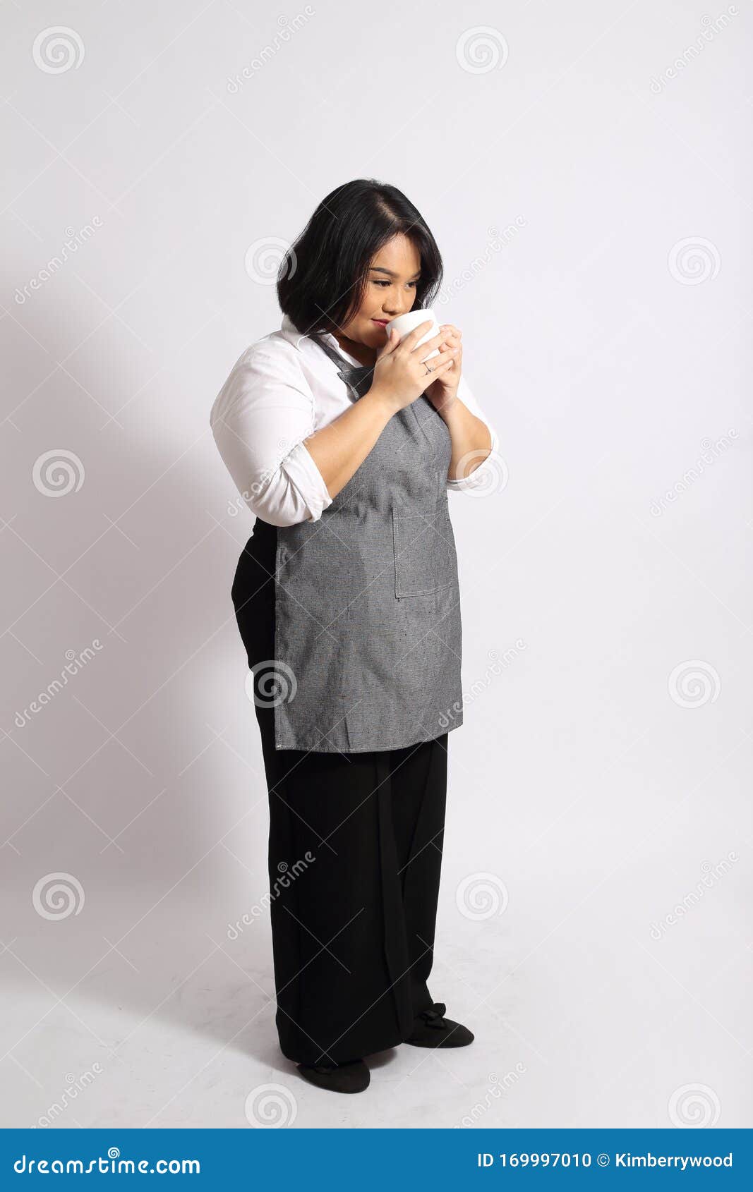 Waitress stock photo. Image of asian, assistant, cook - 169997010