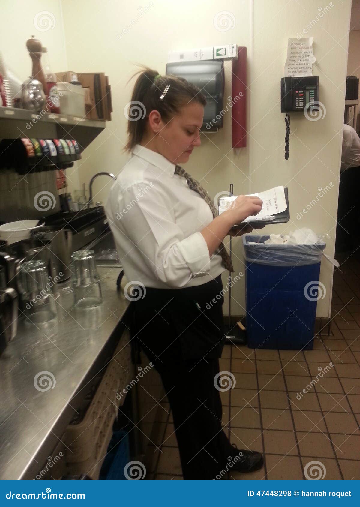 Waitress editorial stock photo. Image of waitress, order - 47448298