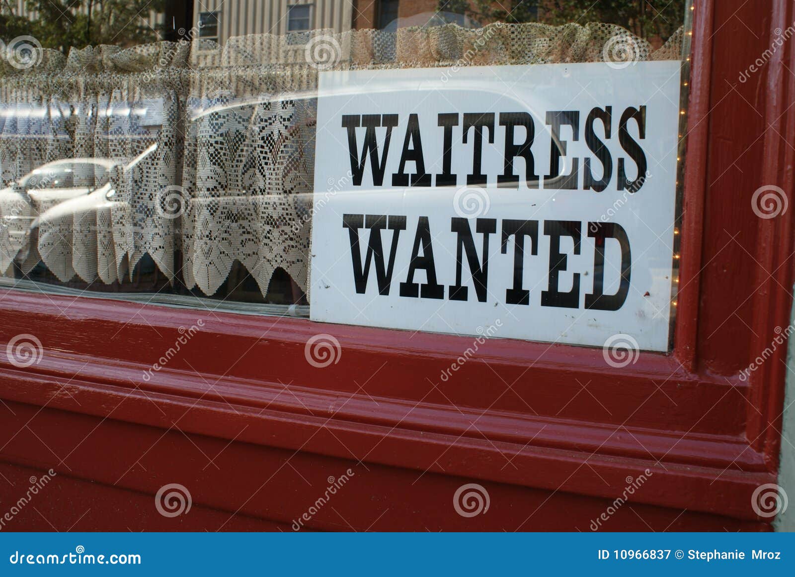 Waitress Wanted Sign Window Stock Photos - Free & Royalty-Free Stock ...