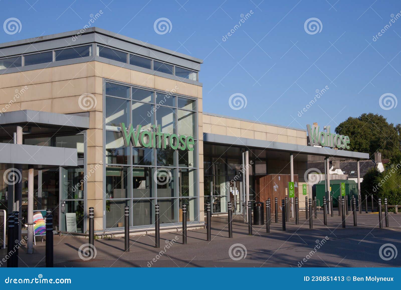 The Waitrose Shop Front in Wells, Somerset in the UK Editorial Stock ...