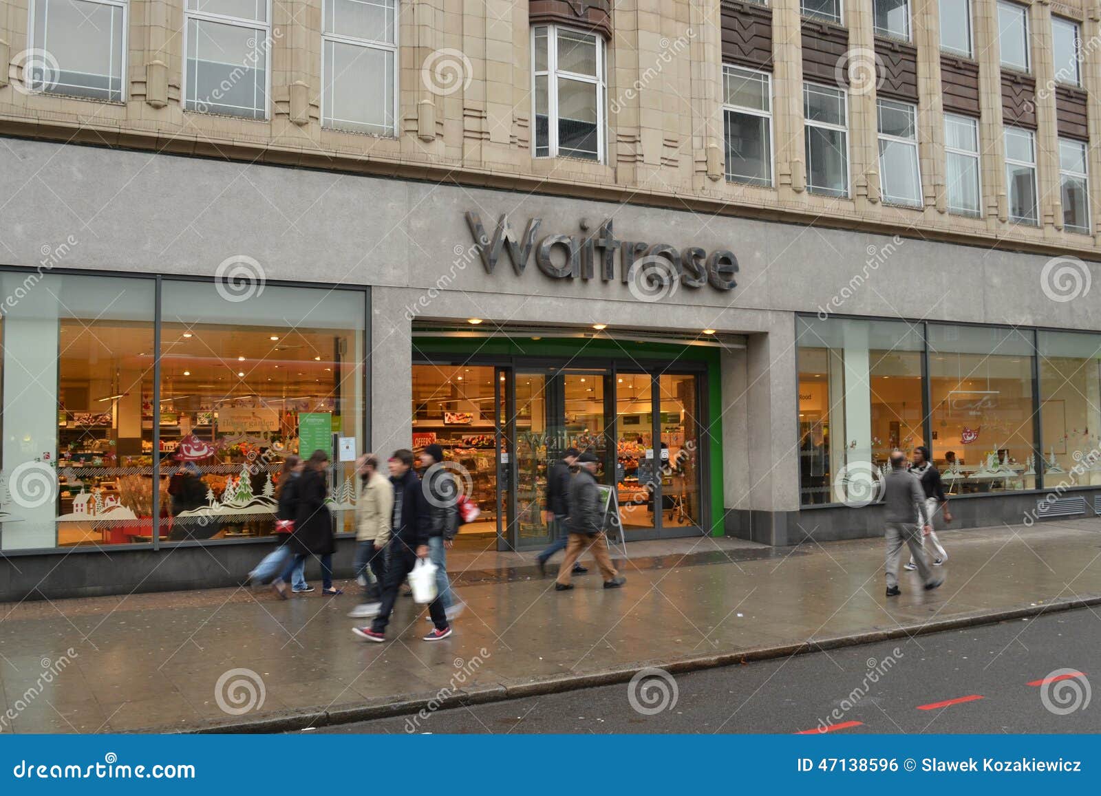 Waitrose store London editorial photo. Image of supermarket - 47138596