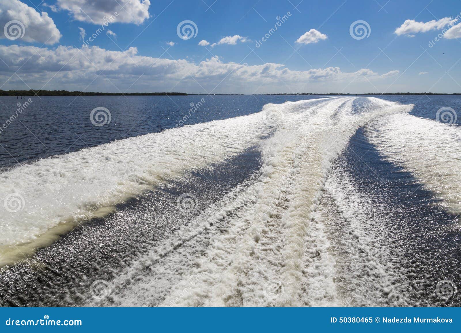 Wake behind boat underway stock image. Image of boat - 50380465