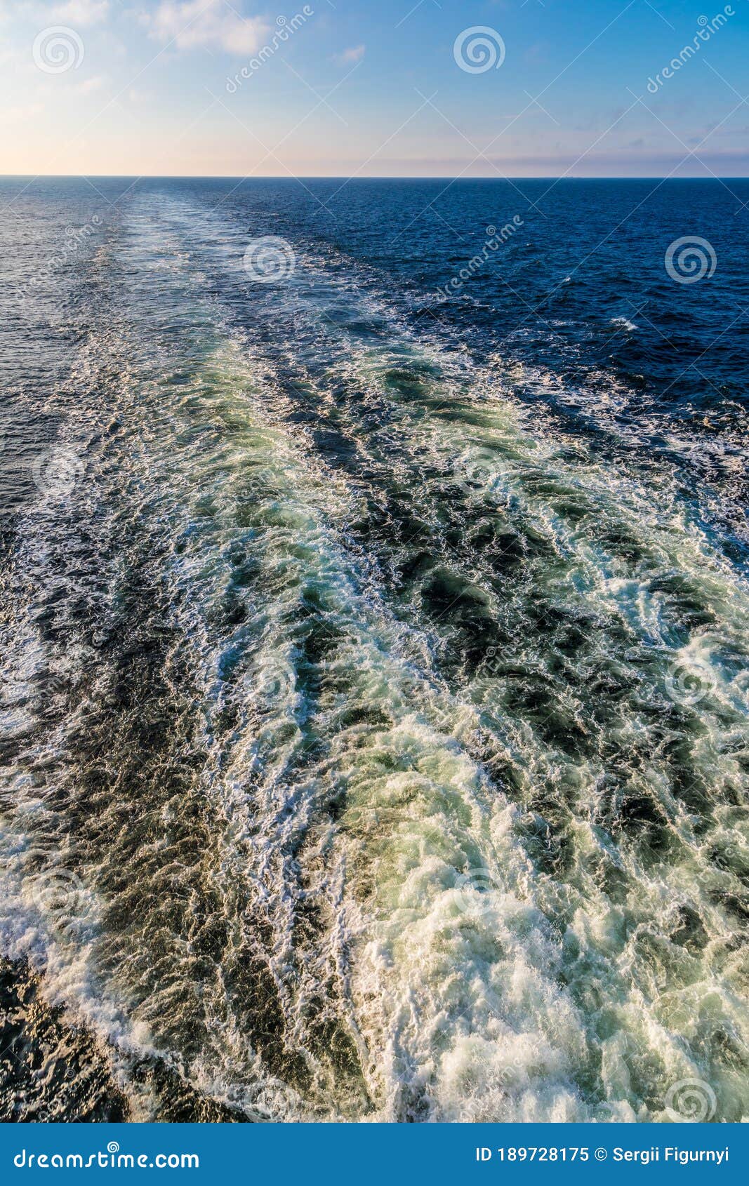 The Wake Behind a Cruise Ship Stock Image - Image of splash, ocean ...