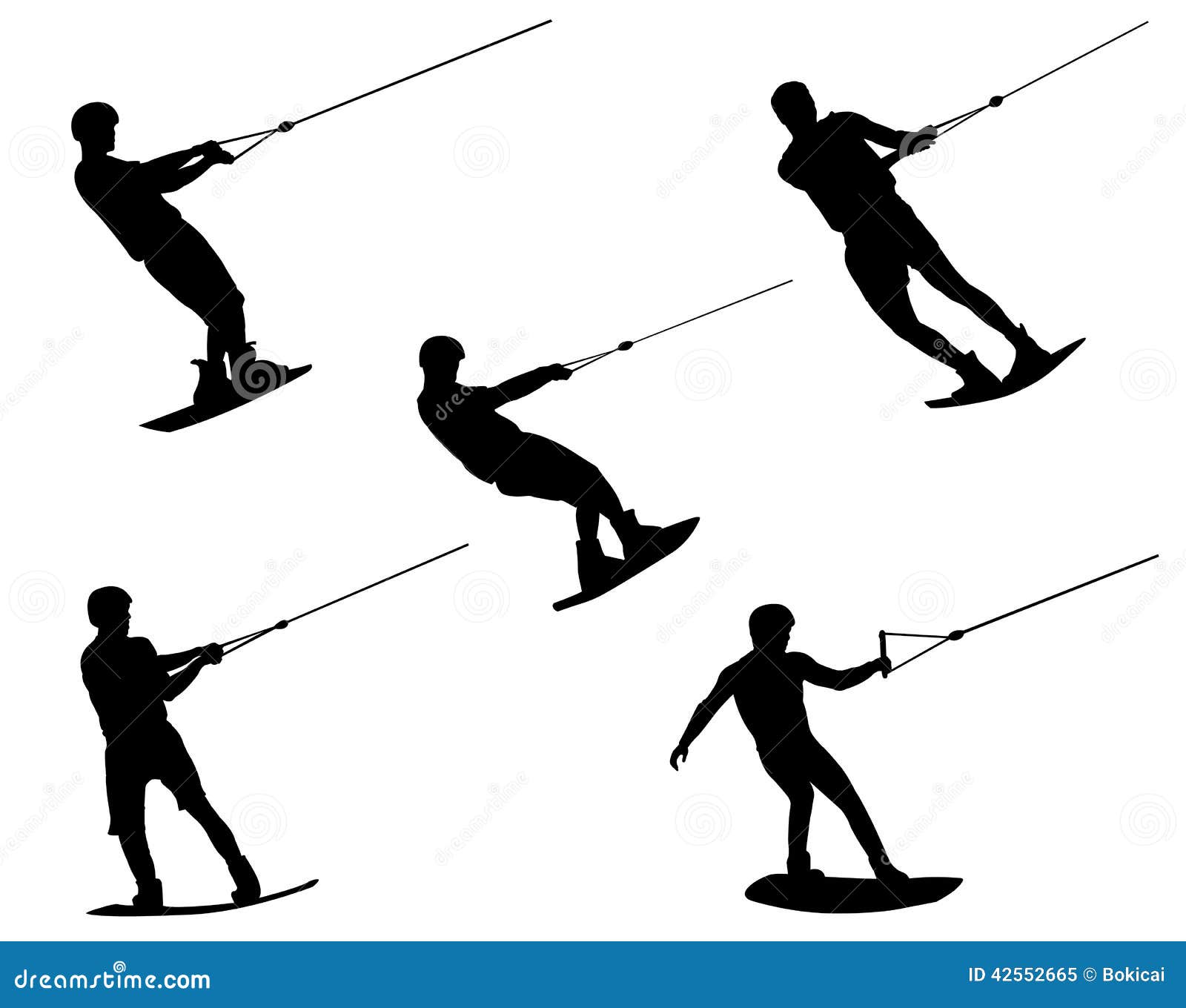 Wake Surfing Lettering Logo Royalty-Free Cartoon | CartoonDealer.com ...