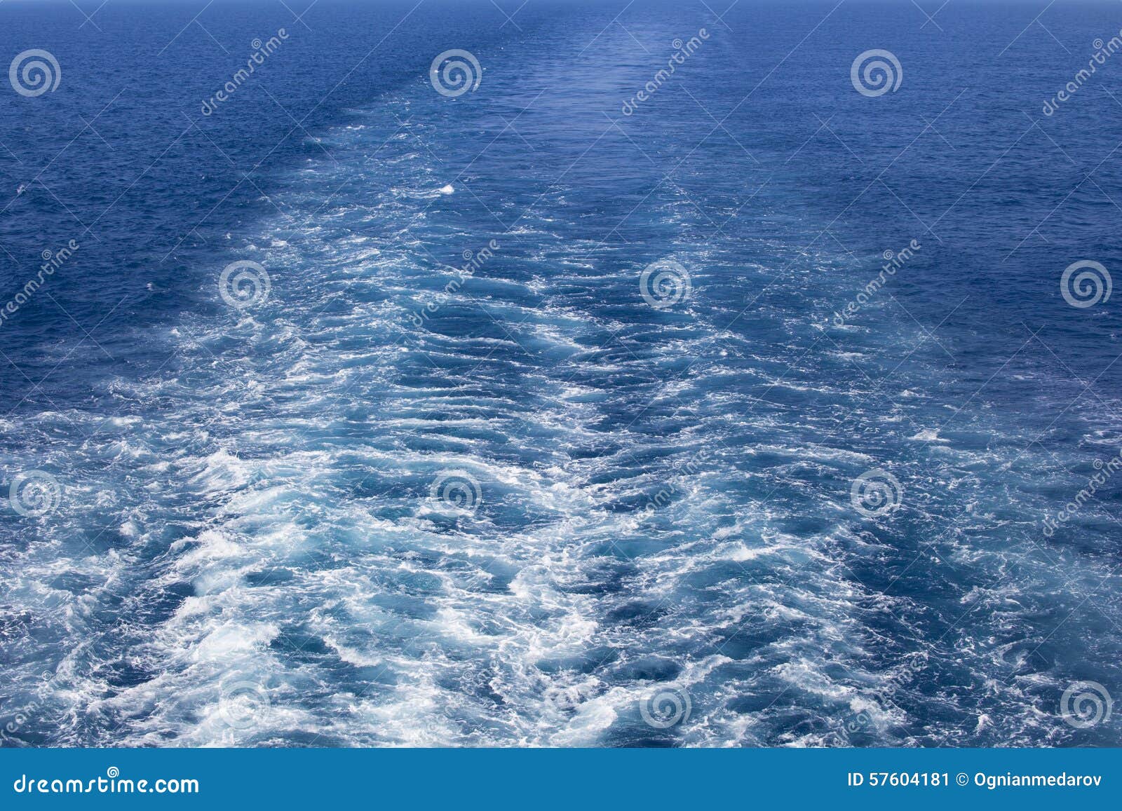Wake Caused by Big Ship stock image. Image of movement - 57604181