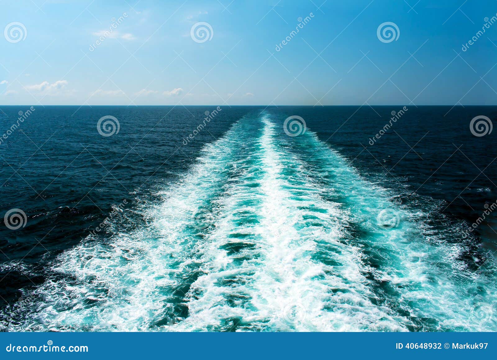Wake from a Cruise Ship stock photo. Image of relax, wave - 40648932