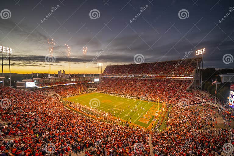 Wake Forest Demon Deacons Vs Clemson Tigers Editorial Stock Image