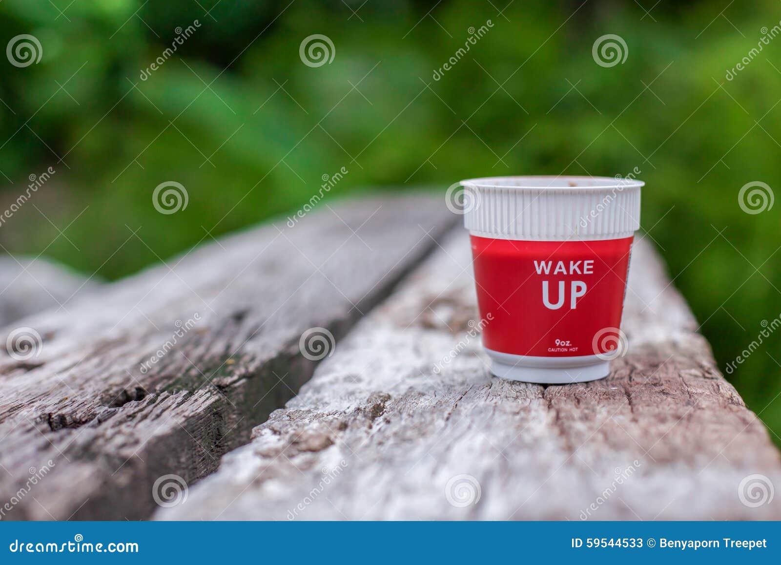 Wake Me Up the Morning with a Cup of Coffee. Stock Image - Image of ...