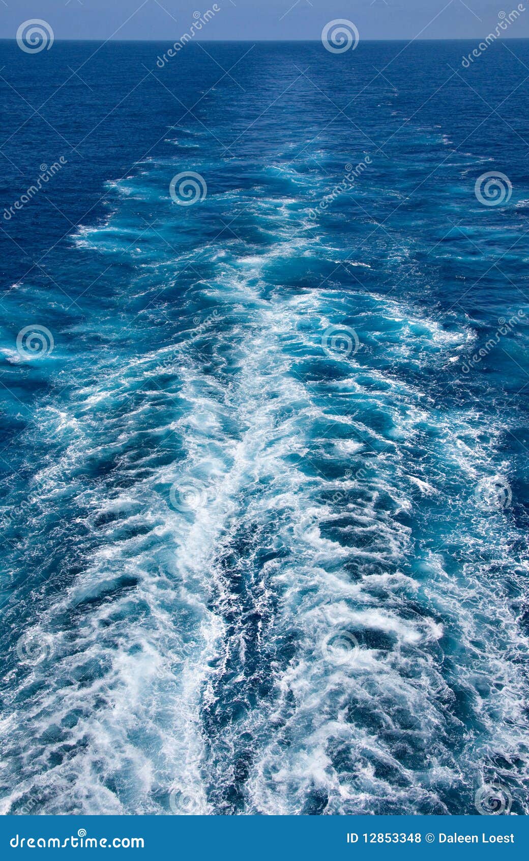 Wake in ocean stock photo. Image of boat, sunshine, water - 12853348