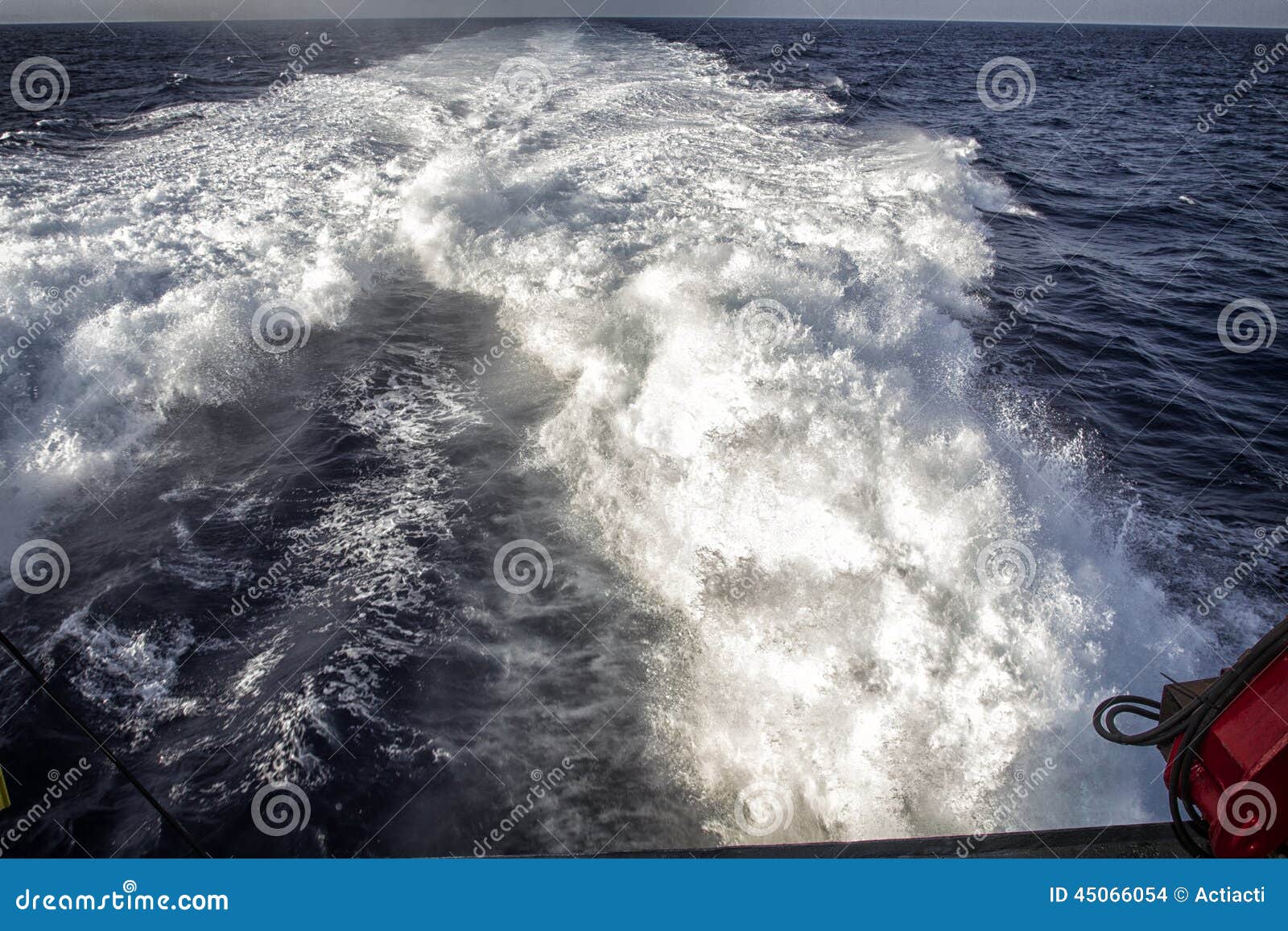 Wake in the ocean stock photo. Image of liner, commerce - 45066054