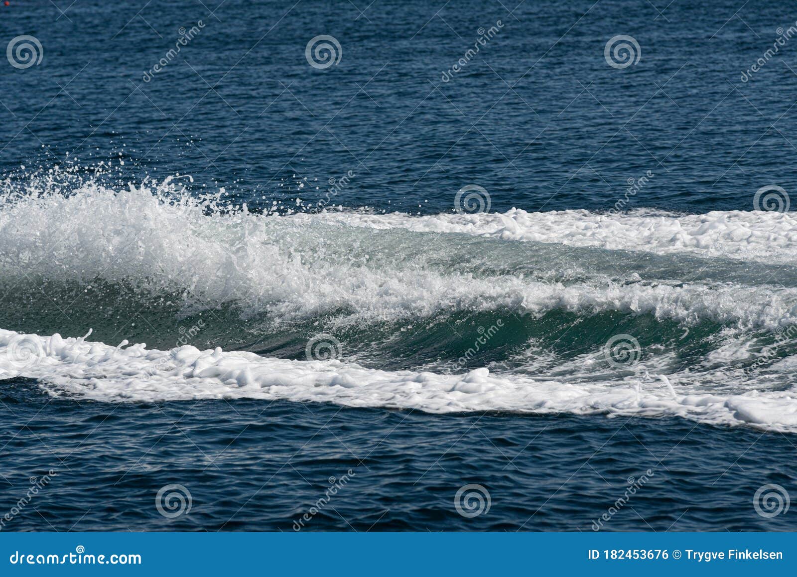 Wake of a Small, Fast Speed Boat Stock Photo - Image of ship, boat ...