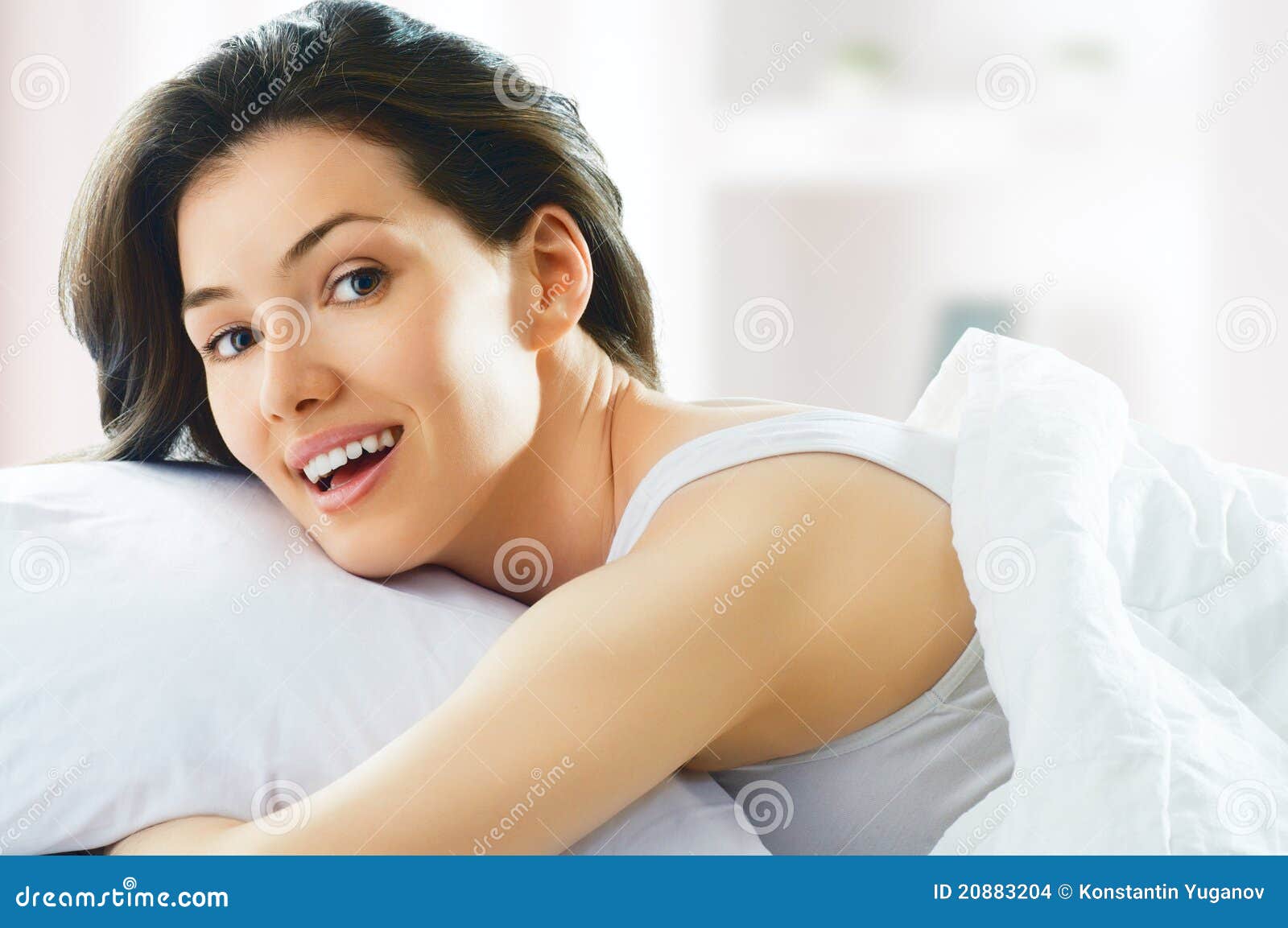 Wake up stock photo. Image of alone, relax, beauty, adult - 20883204
