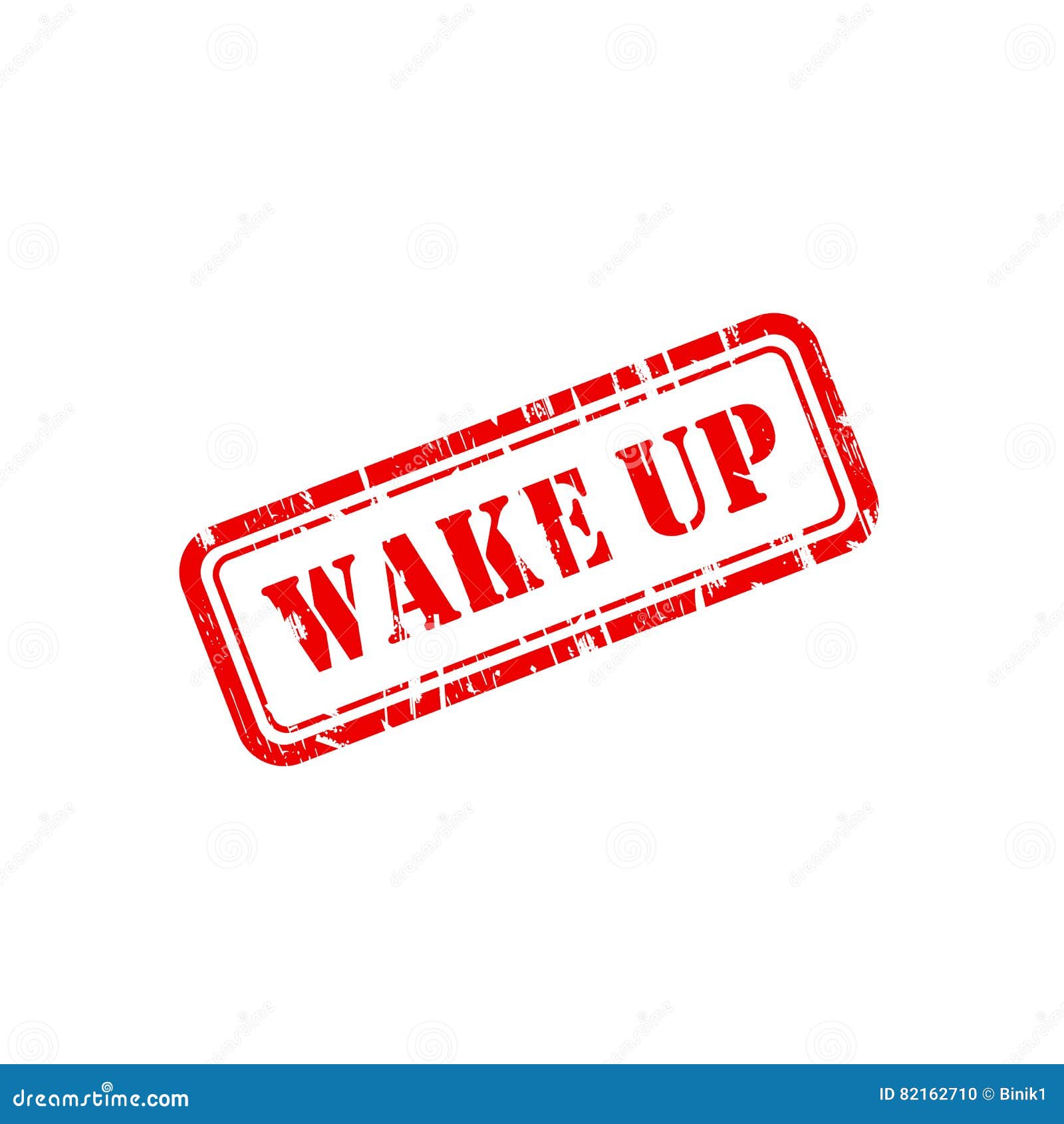 Wake Up Grunge Vector Stamp with Scratches Stock Vector - Illustration ...