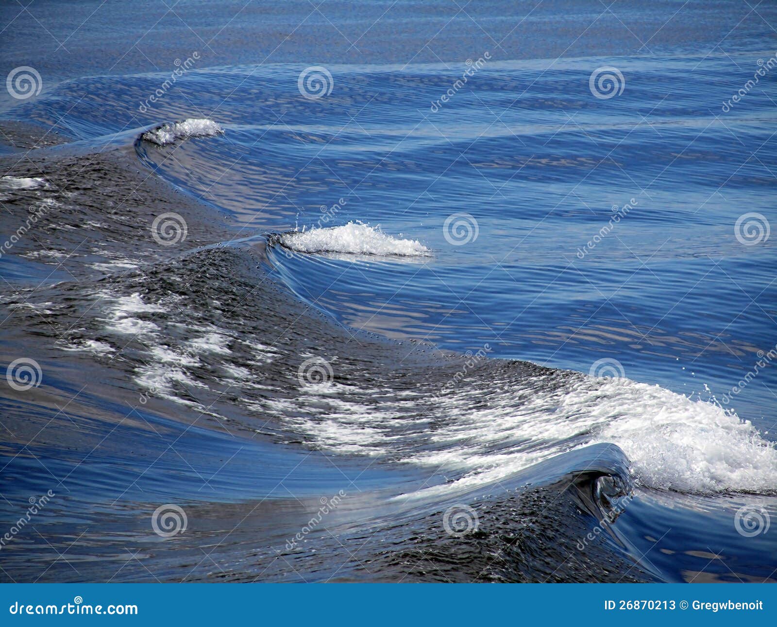 Wake Waves stock image. Image of boating, trip, recreation - 26870213