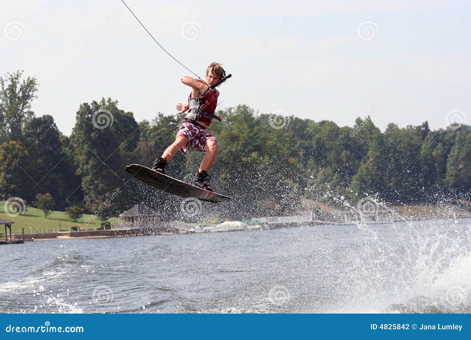 Wakeboard Jump stock photo. Image of stunt, teenager, jump - 4825842