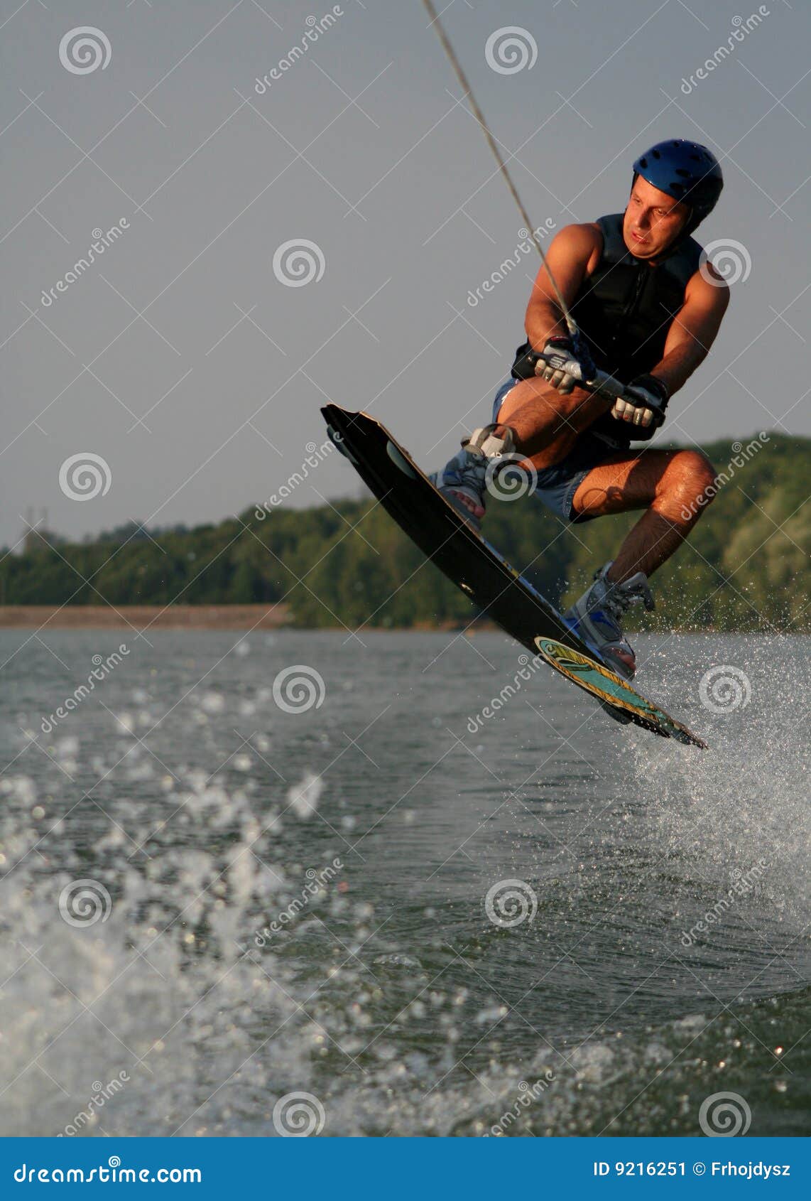 Wakeboarding stock image. Image of high, activity, tanned - 9216251