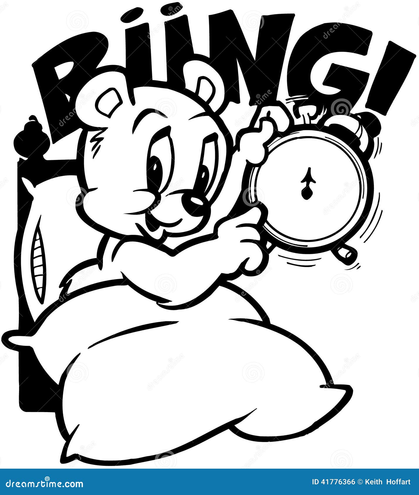 Wakeup from Sleep Cartoon Vector Clipart Stock Vector - Illustration of ...