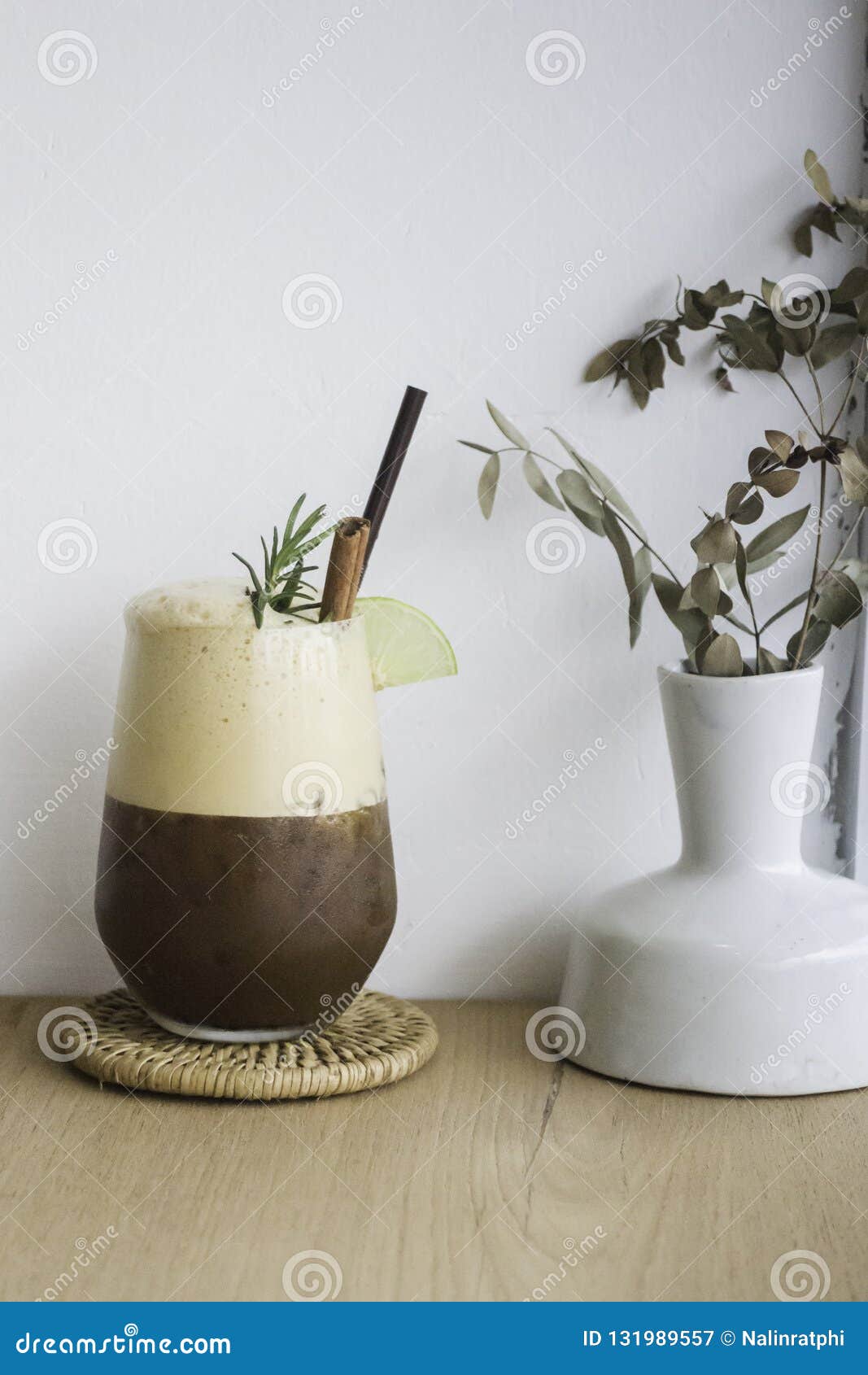 Waking Up Drink of Lime Coffee Stock Image - Image of cafe, freshness ...