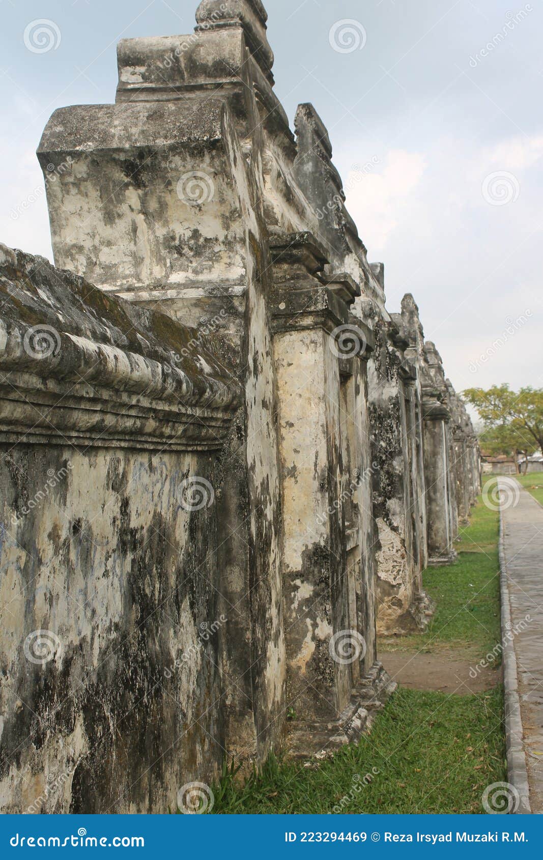 The Wal of the Kaibon Sultanate of Banten Indonesia Stock Image - Image ...