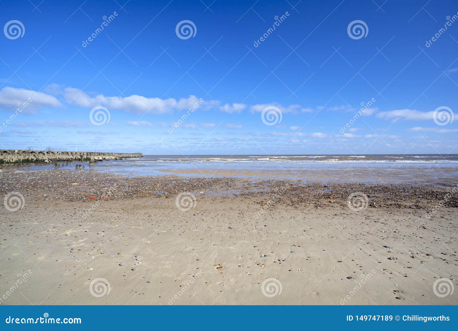 Walberswick Beach, Suffolk, England Stock Image - Image of white ...