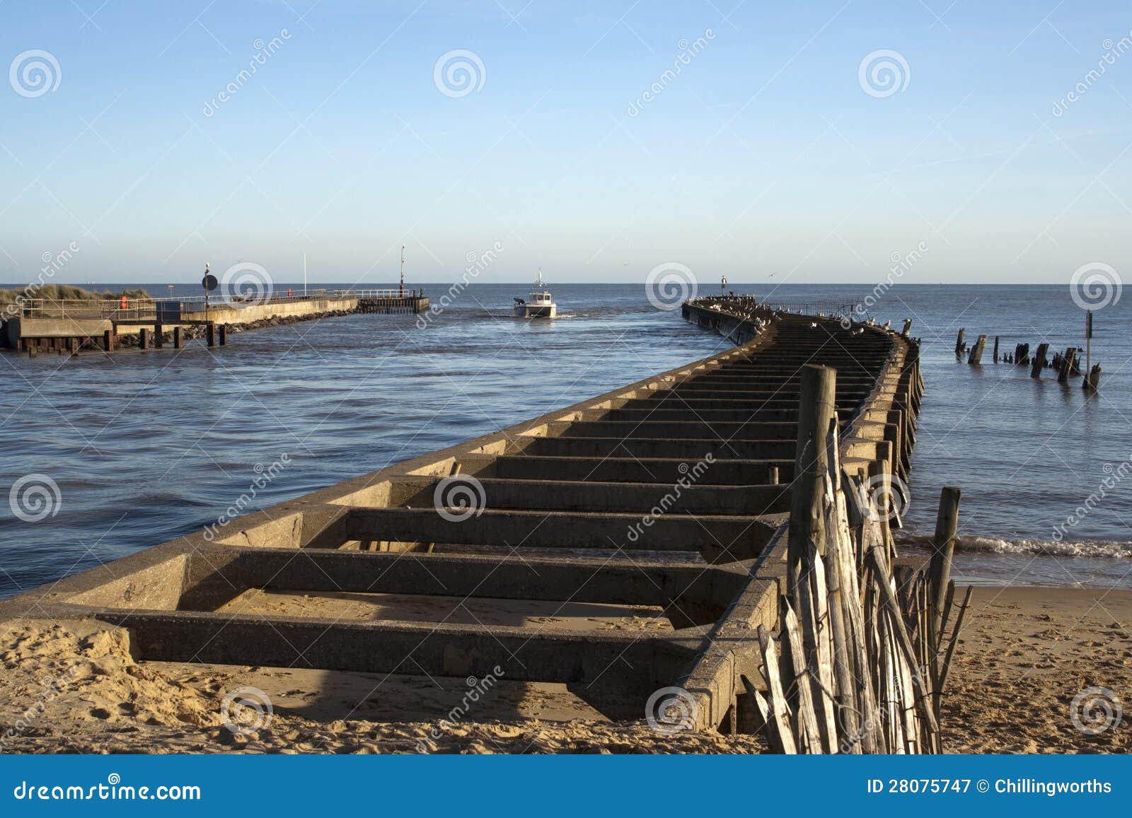 Walberswick Harbour, Suffolk, England Stock Image - Image of beach ...