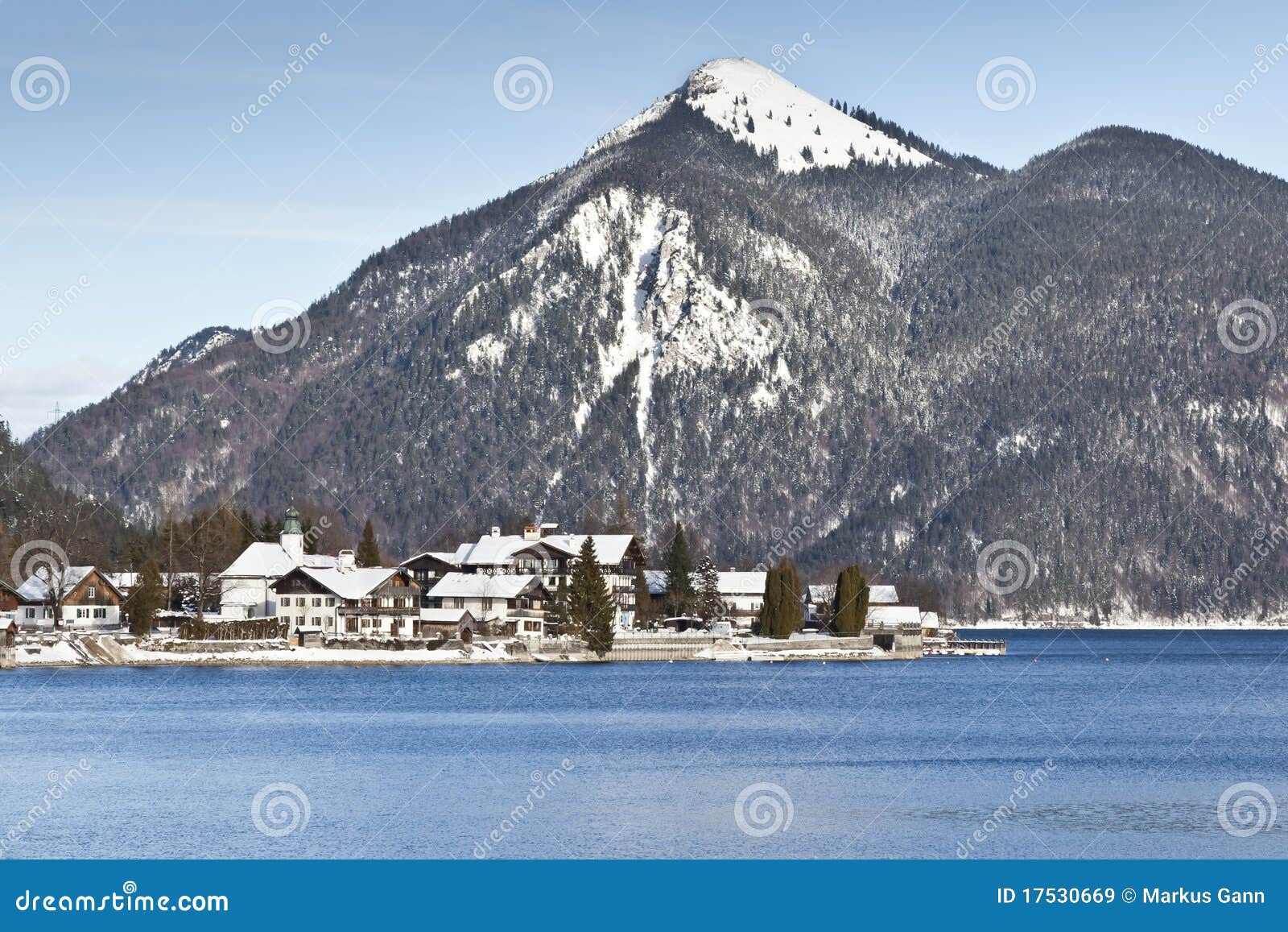 Walchensee stock image. Image of clean, landscape, mountain - 17530669