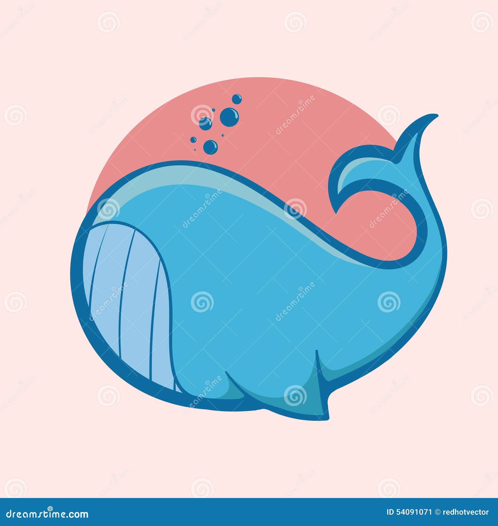 Wale logo. stock illustration. Illustration of cartoon - 54091071