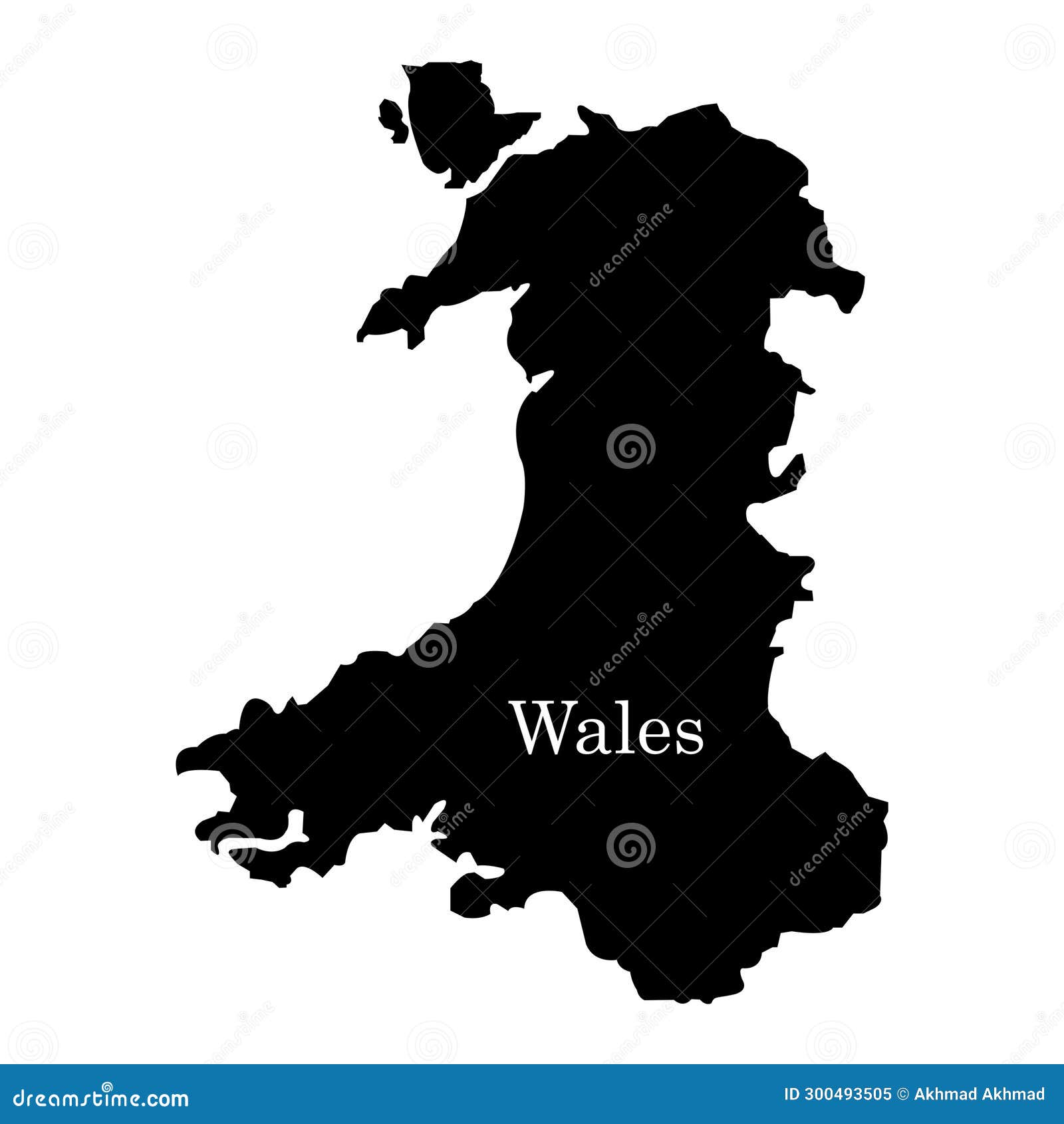 Wales Map With Pin Of Country Capital. Two Types Of Wales Map With ...