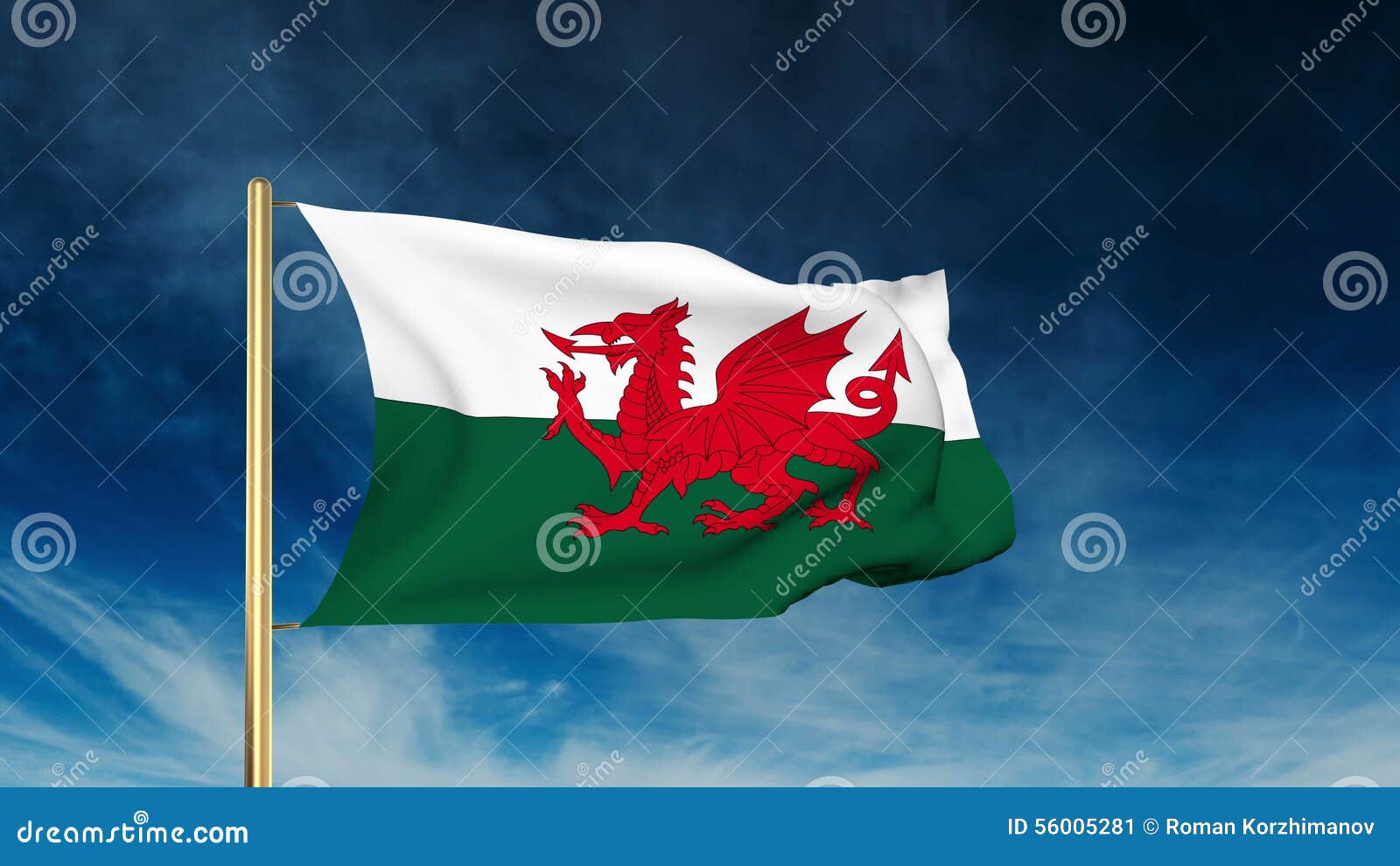 Welsh Flag Animation