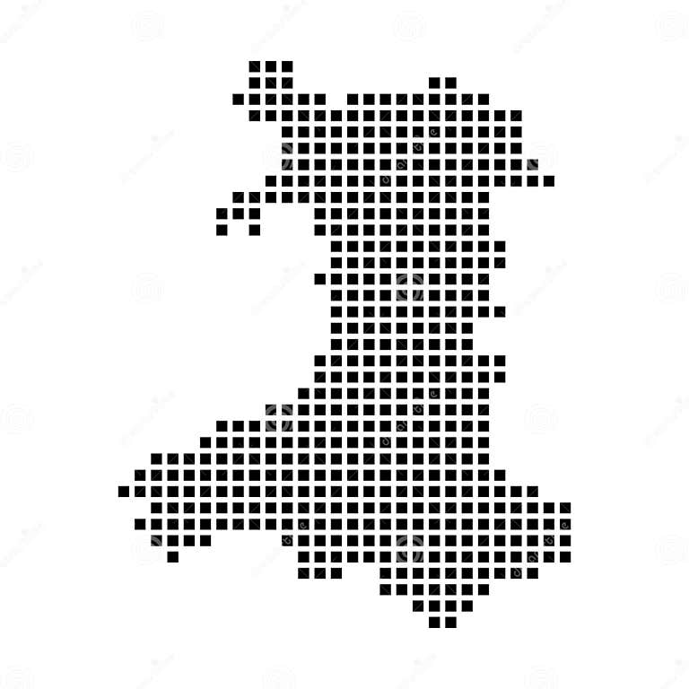 Wales map icon stock illustration. Illustration of shape - 349415283