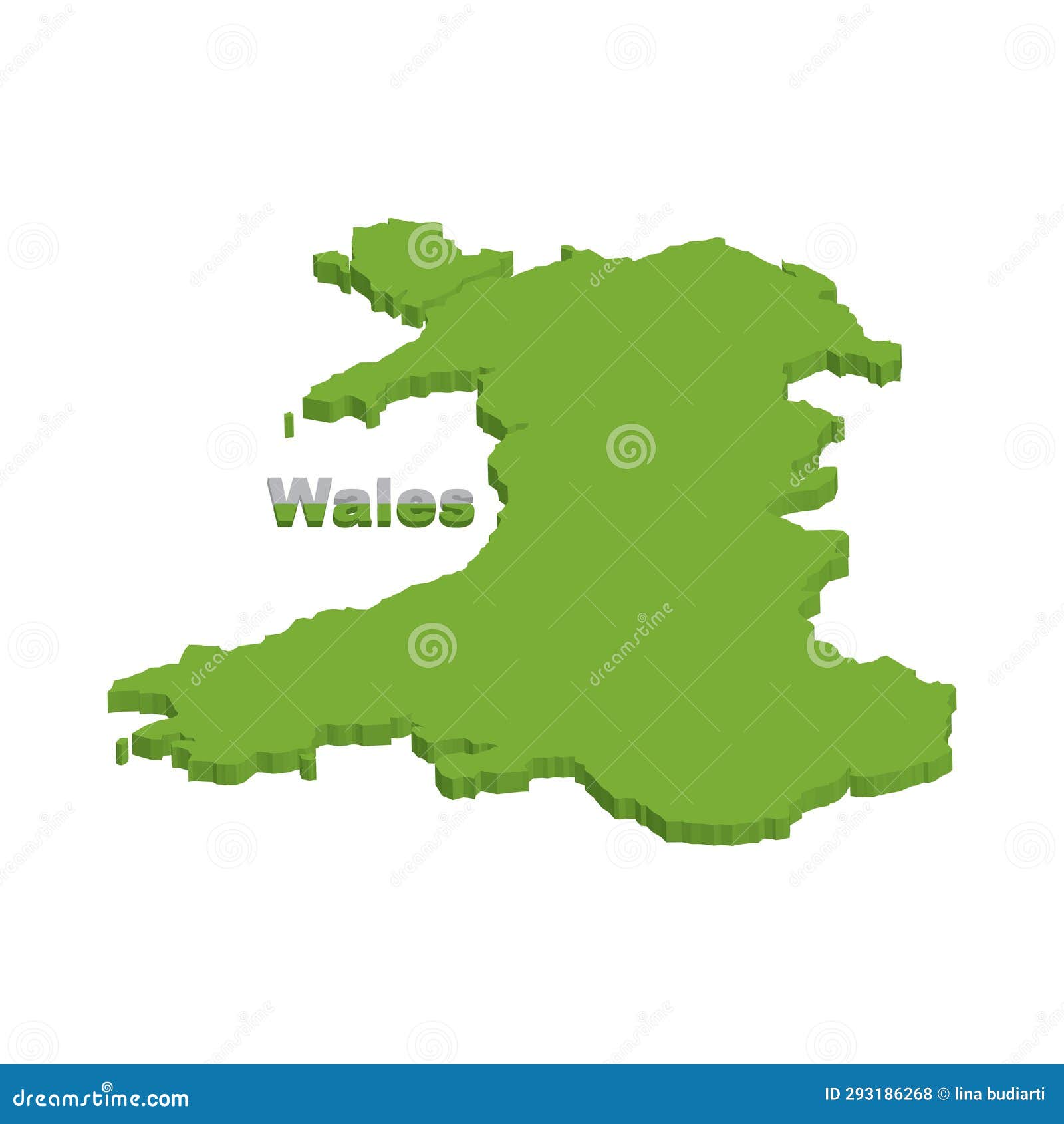 Wales map icon stock vector. Illustration of vector - 293186268