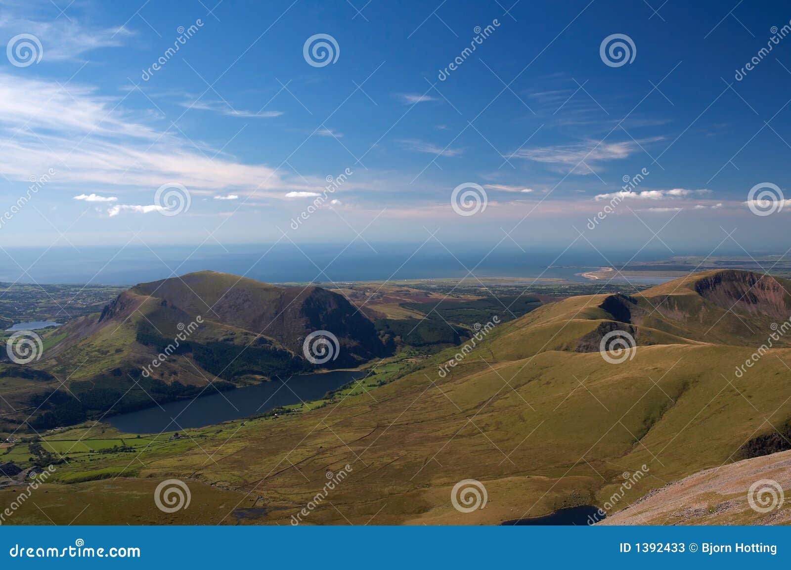 Wales mountain view stock image. Image of sport, natural - 1392433