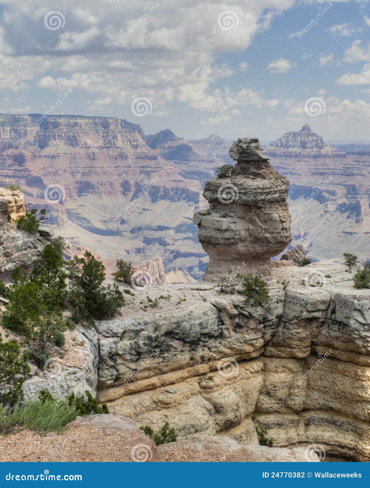 Walhalla Plateau & Vishnu Temple Formations Stock Photo - Image of ...