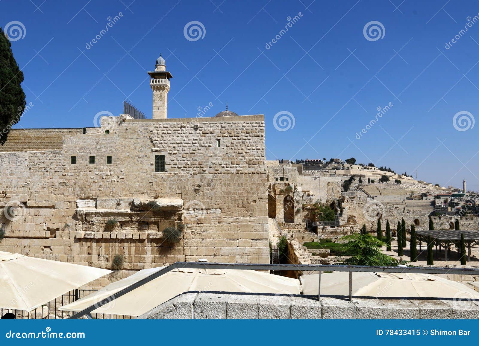Walk Through Ancient Jerusalem Editorial Image | CartoonDealer.com ...