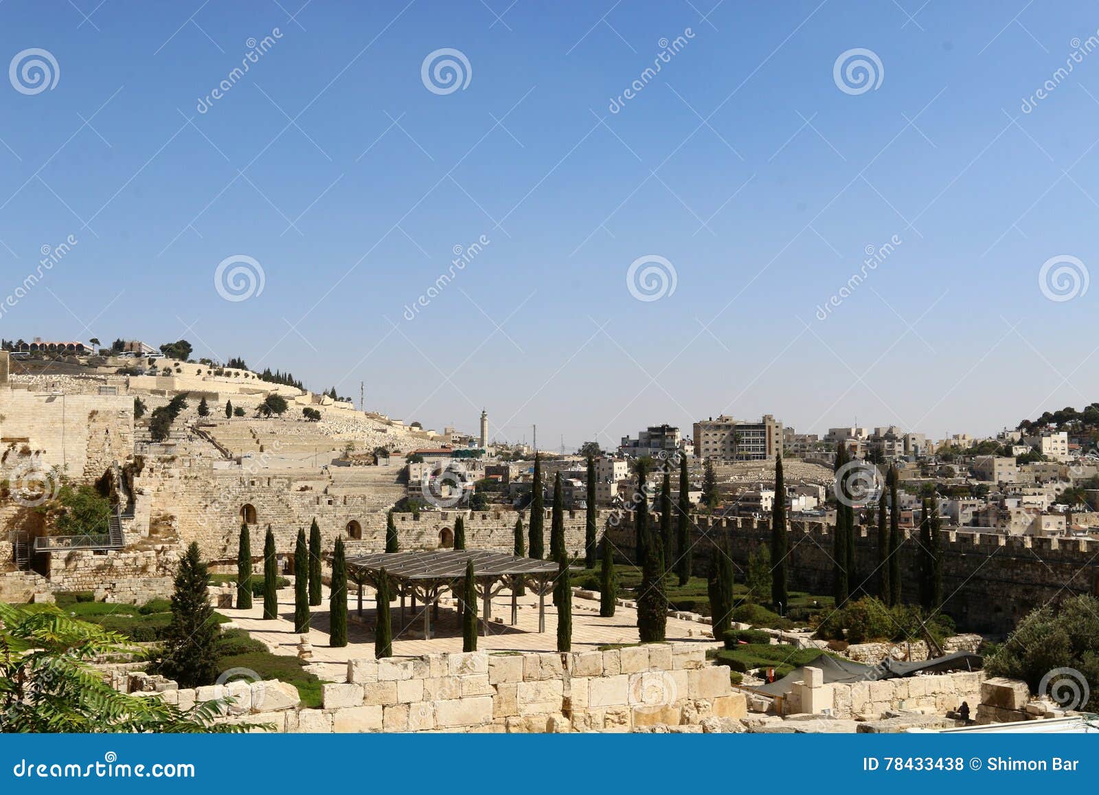 Walk Through Ancient Jerusalem Editorial Image | CartoonDealer.com ...